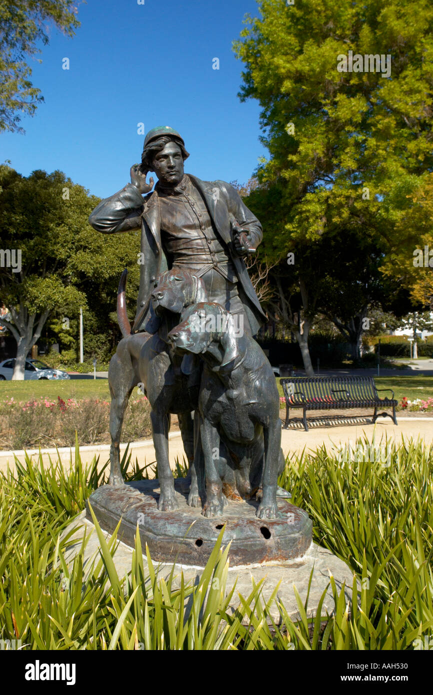 The Hunter bronze statue Beverly Hills California Stock Photo - Alamy