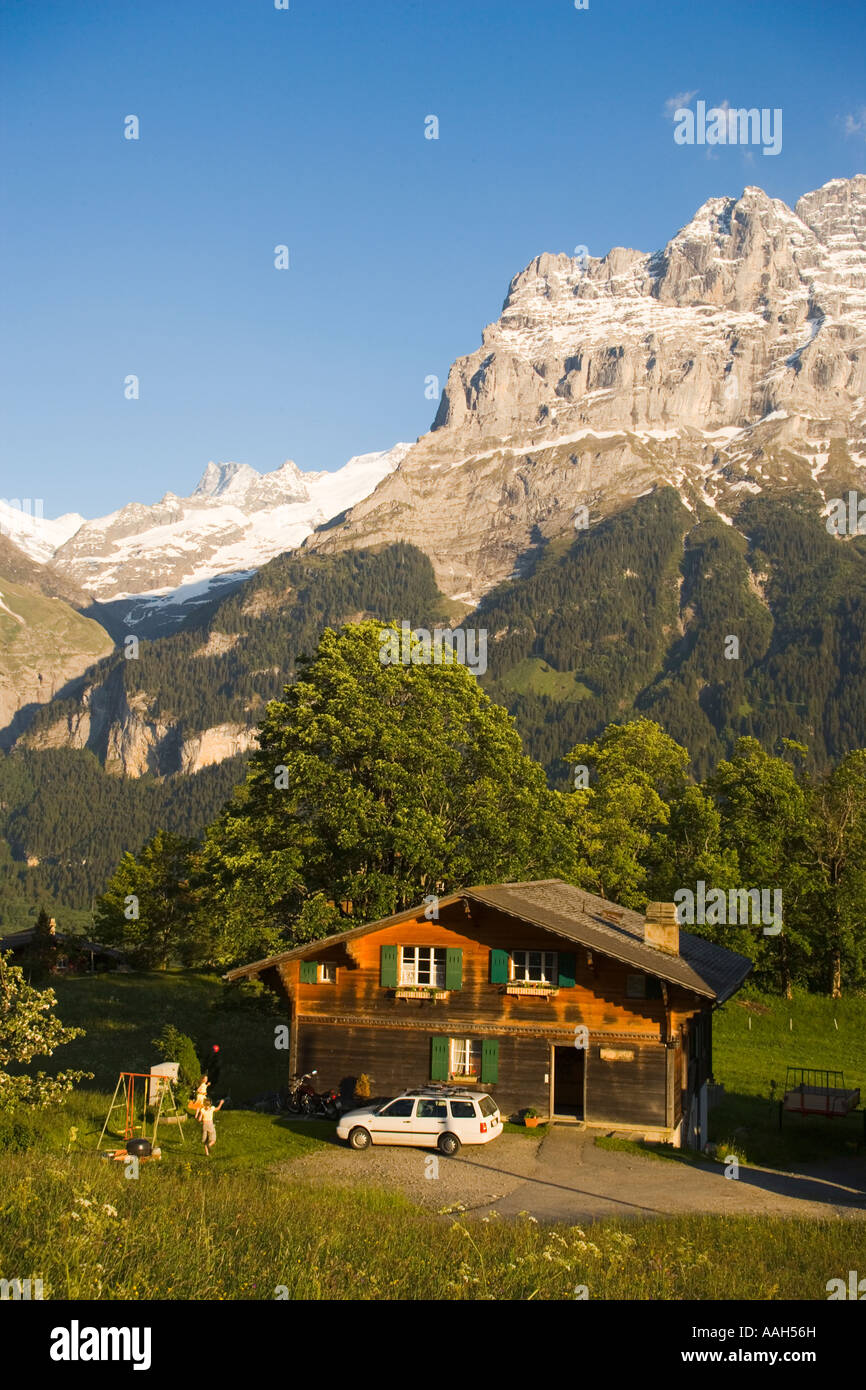Bernese Alps Grindelwald Bernese Oberland highlands Canton of Bern ...