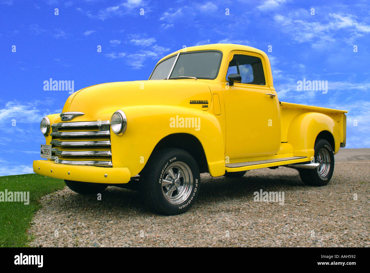 Restored chevrolet pick up truck Stock Photo - Alamy