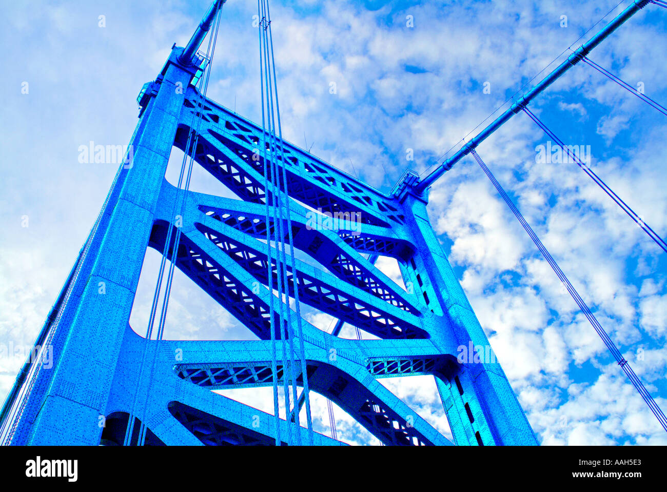 Benjamin Franklin Bridge in Philadelphia Stock Photo - Alamy
