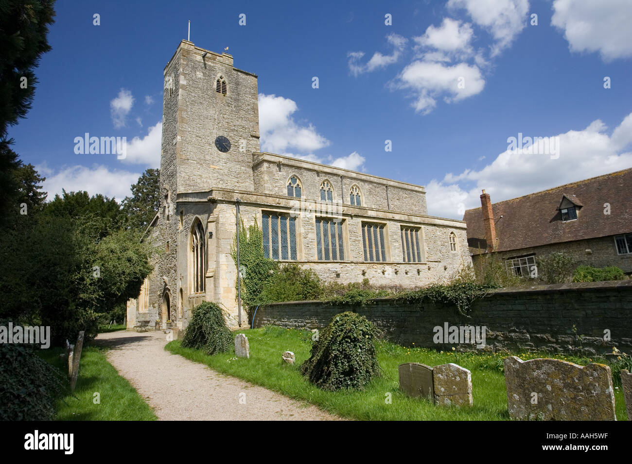 St Mary's ancient anglo-saxon church Deerhurst Gloucestershire UK Stock ...