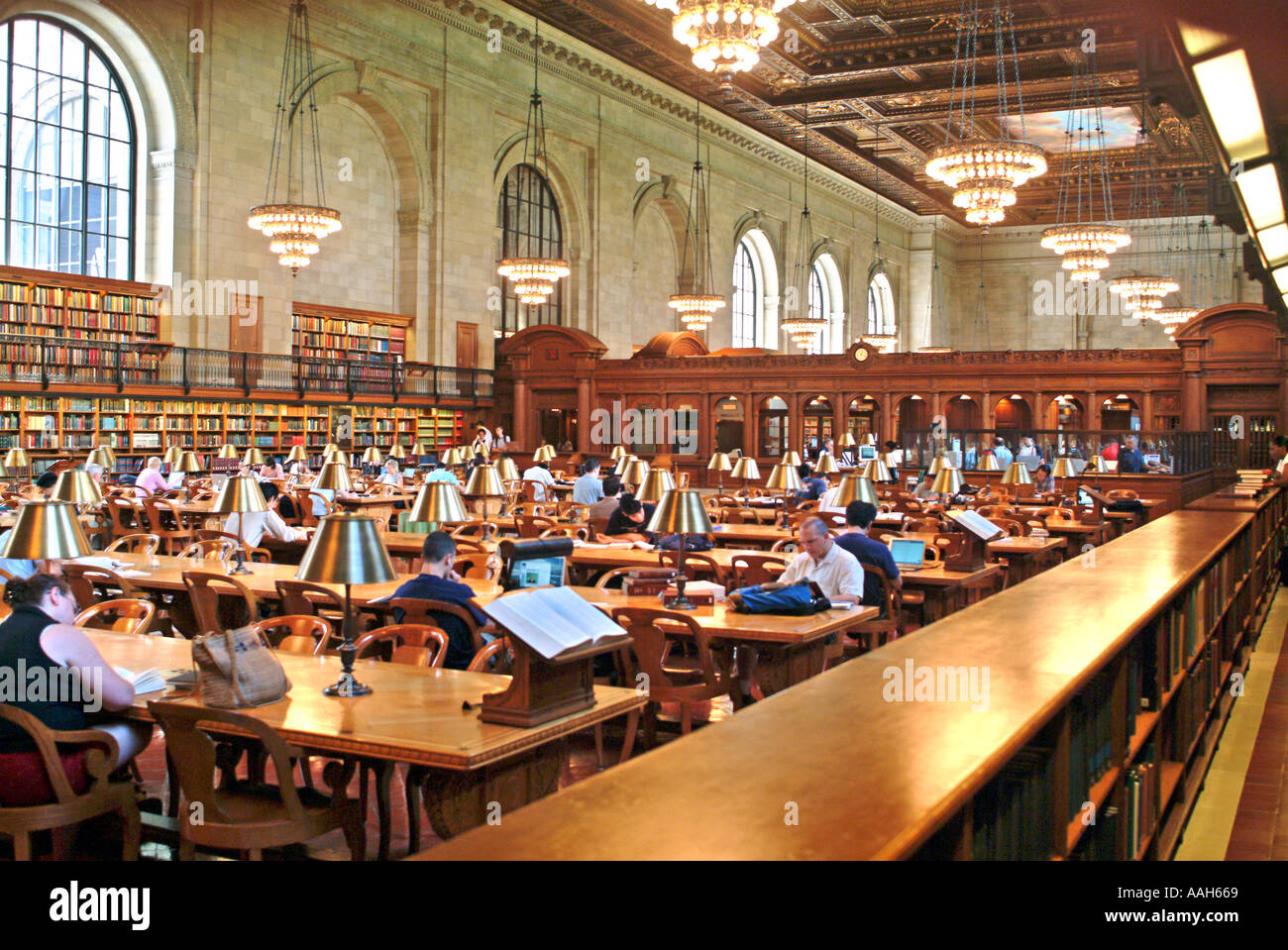 New York City Public Library Stock Photo - Alamy