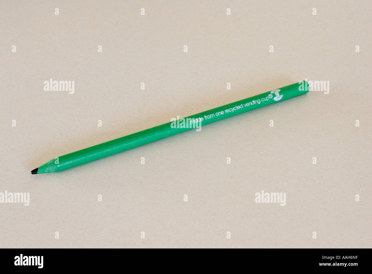 Recycled pencil made from plastic vending cups UK Stock Photo - Alamy