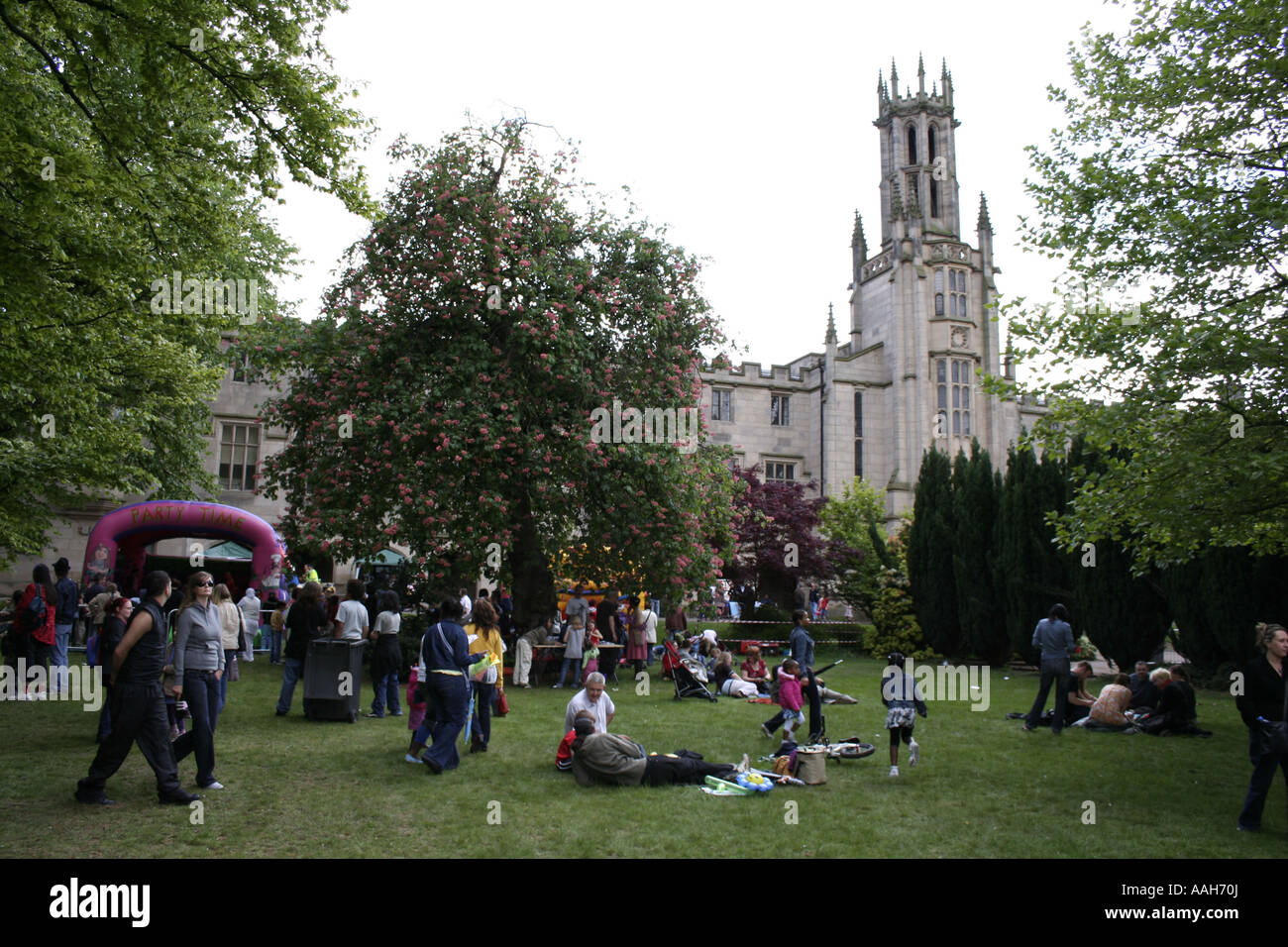 Whalley Range Festival outside the GMC building in Whalley Range ...