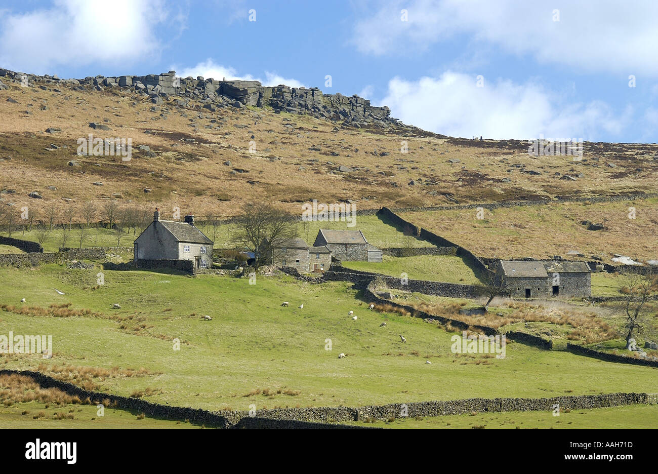 Stanage Edge Peak District Derbyshire England UK Stock Photo - Alamy