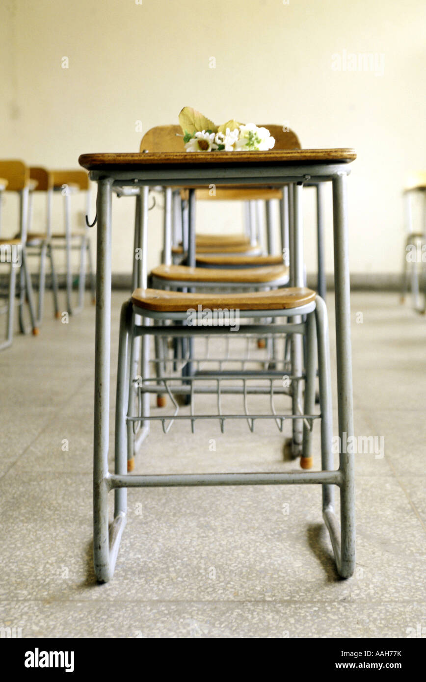 Desk and chair Stock Photo - Alamy