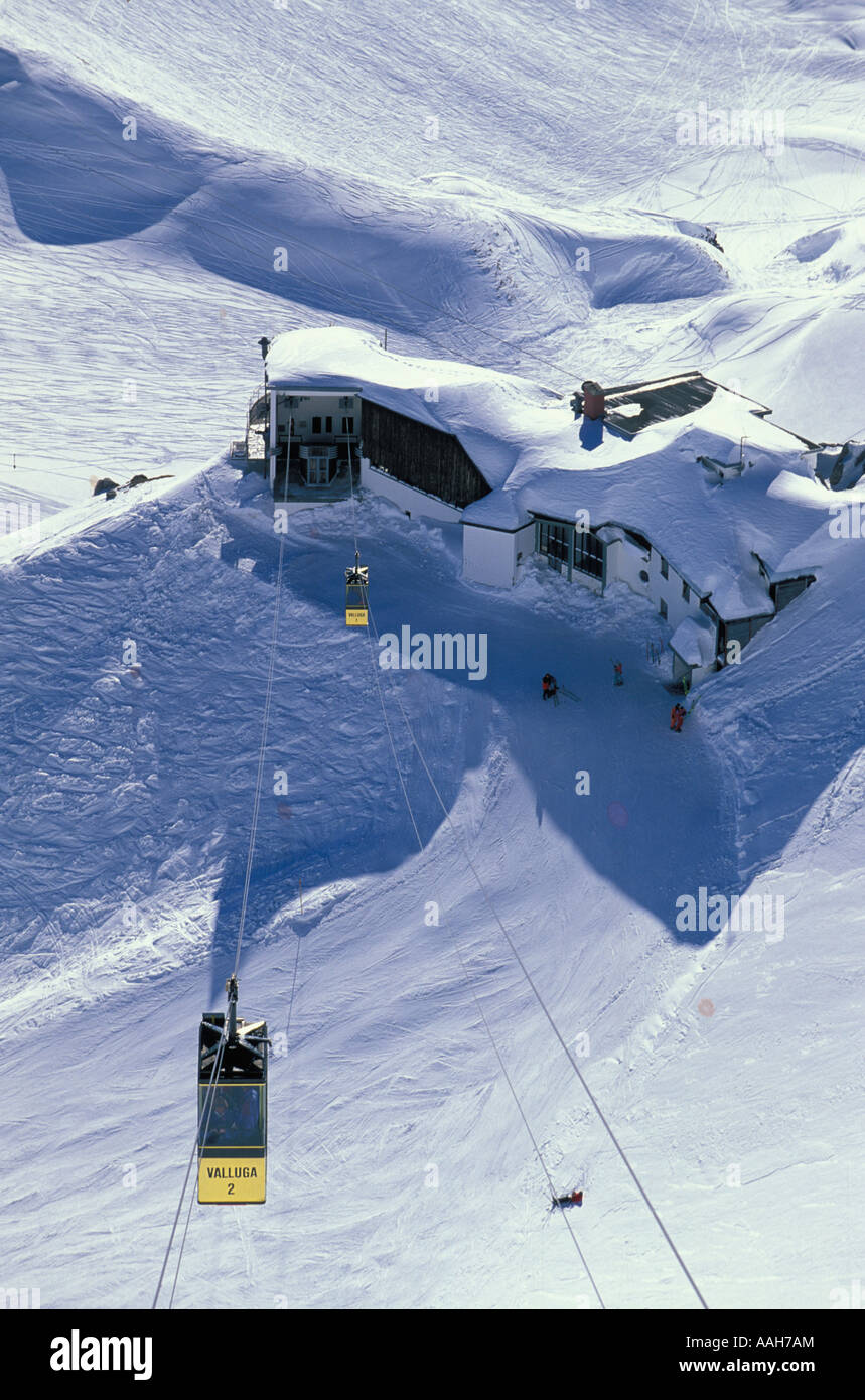 Vallugabahn St Anton Tyrol Austria Stock Photo - Alamy