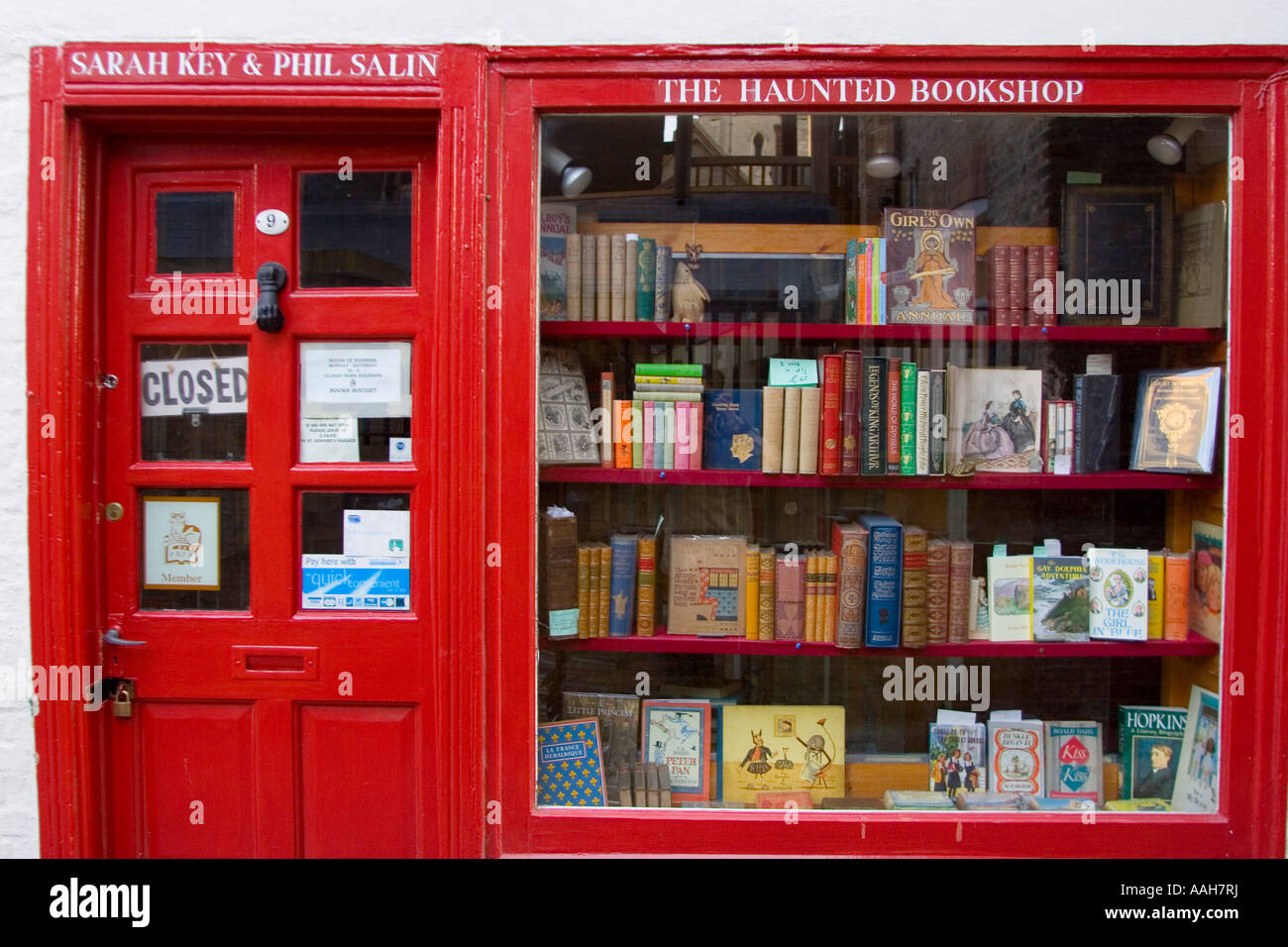 Haunted bookshop Cambridge England Stock Photo - Alamy