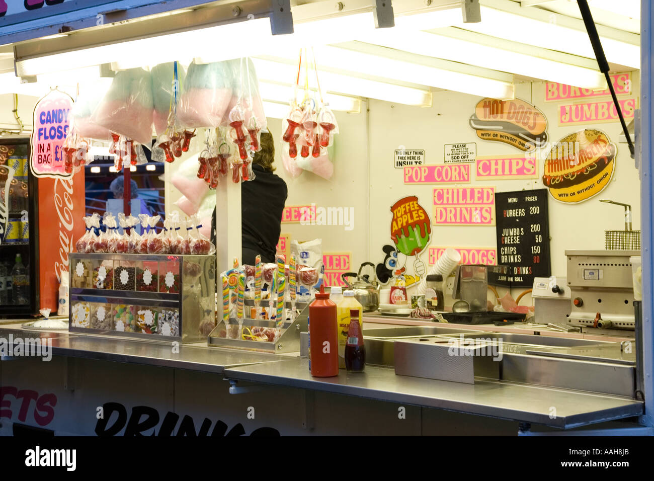 Fast food stall fun fair hi-res stock photography and images - Alamy