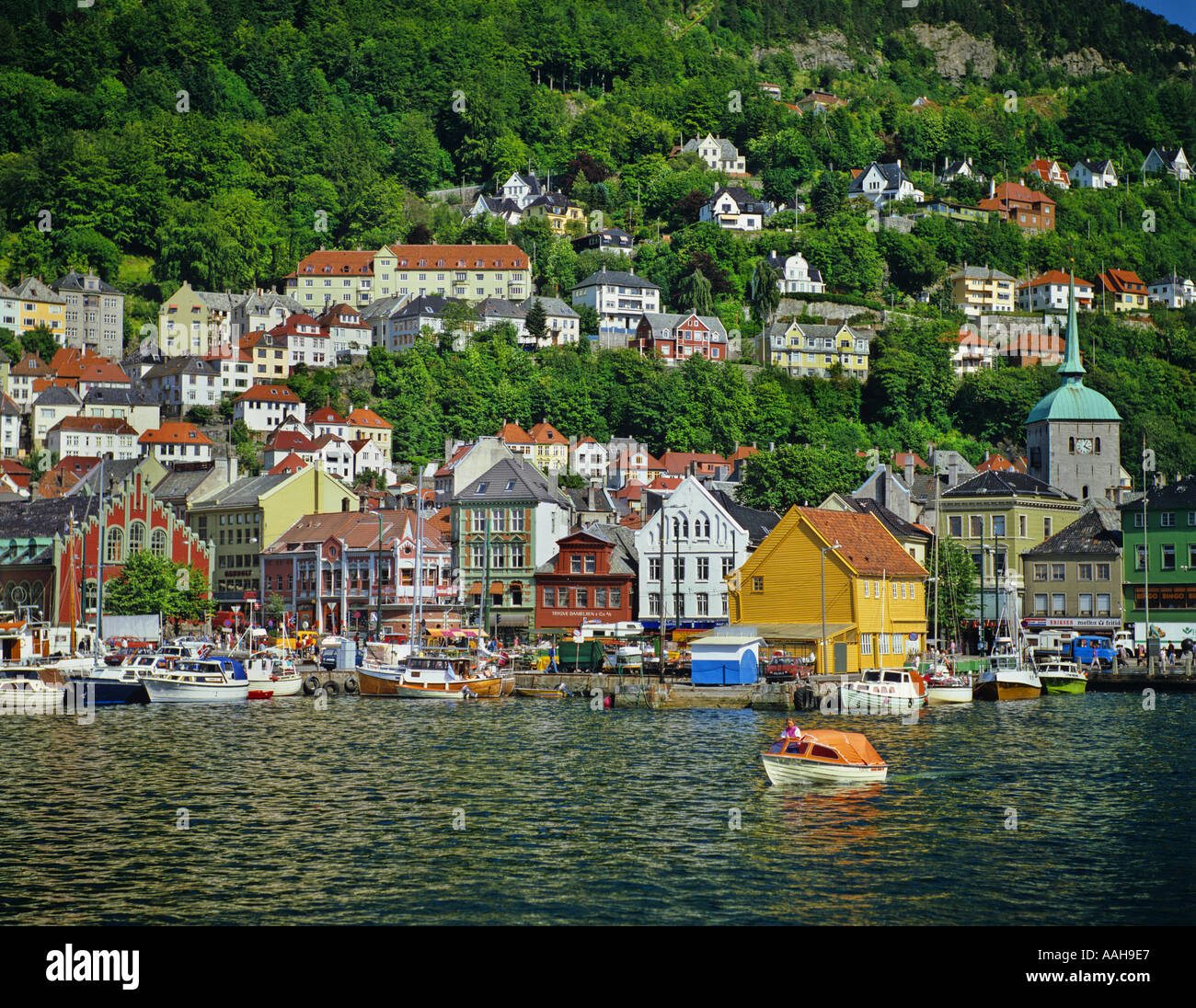 Bergen harbor Norway Stock Photo - Alamy