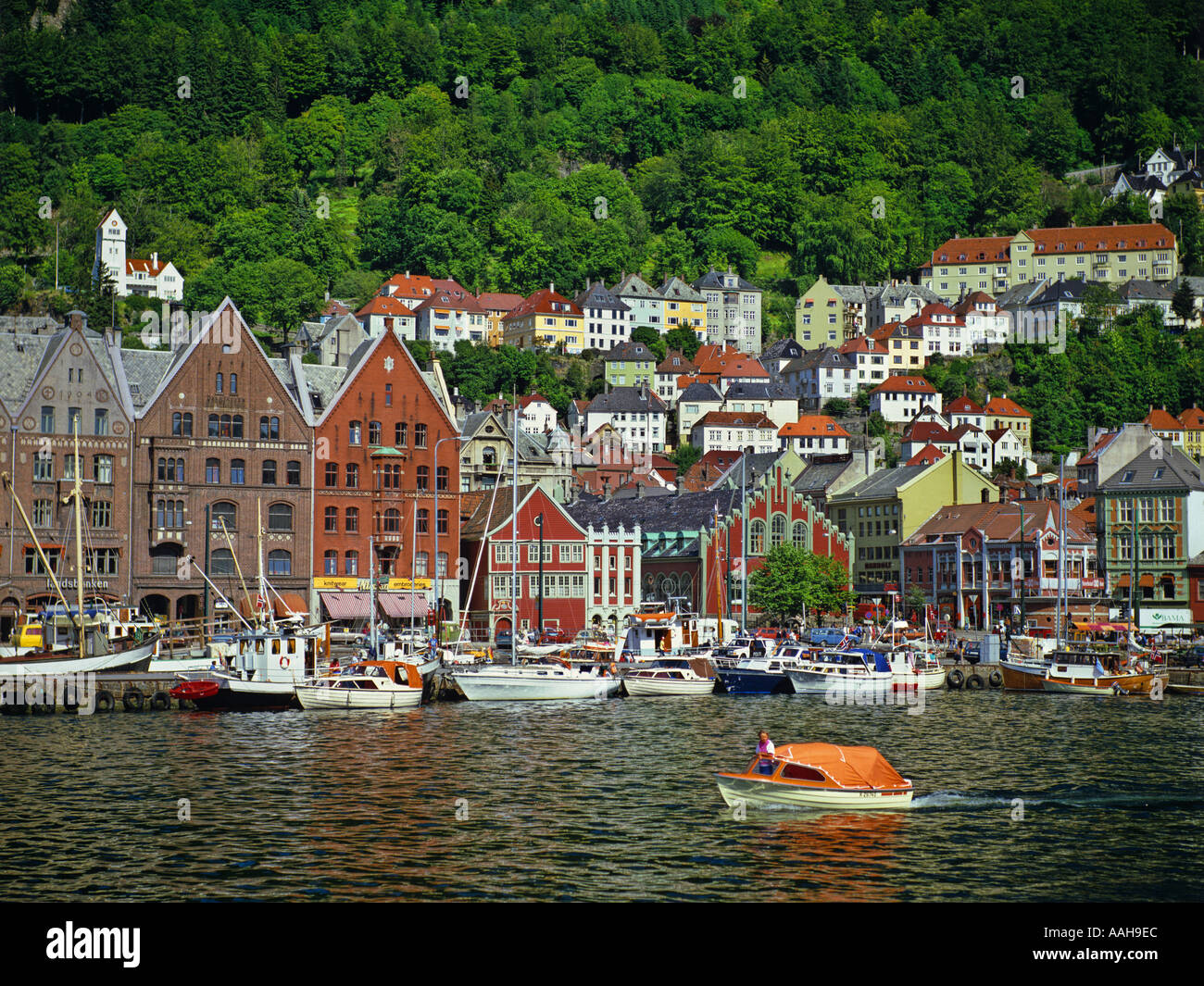 Bergen harbor Norway Stock Photo - Alamy