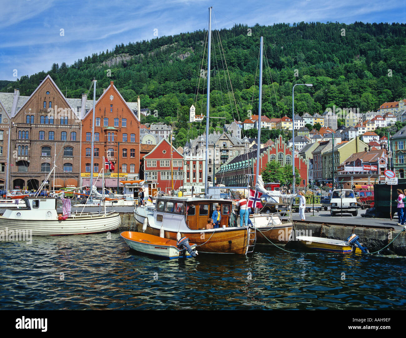 Bergen harbor Norway Stock Photo - Alamy