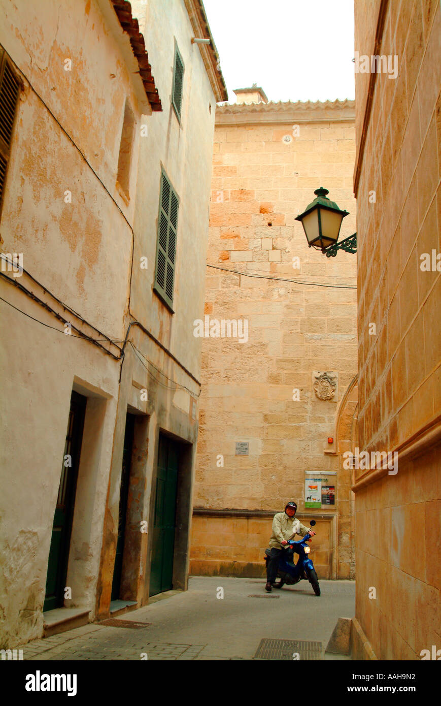 ciutadella street scene menorca Stock Photo - Alamy