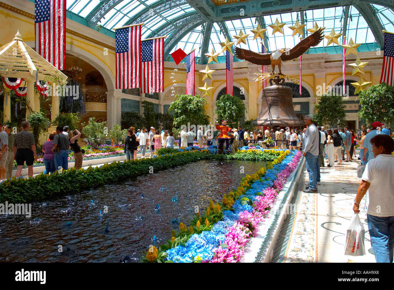The interior of Bellagio Hotel Las Vegas Nevada USA Stock Photo - Alamy