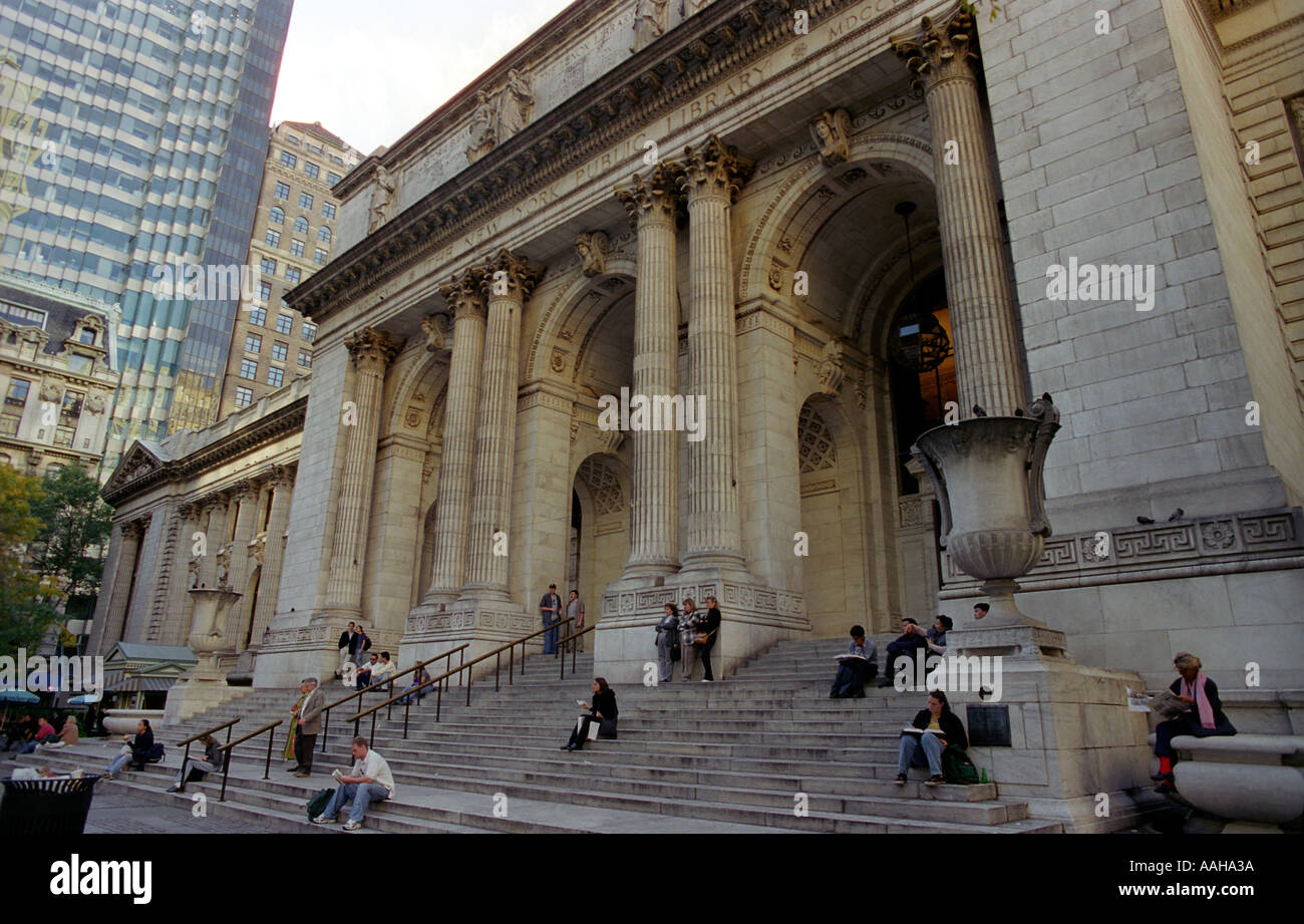 New York public library Stock Photo - Alamy