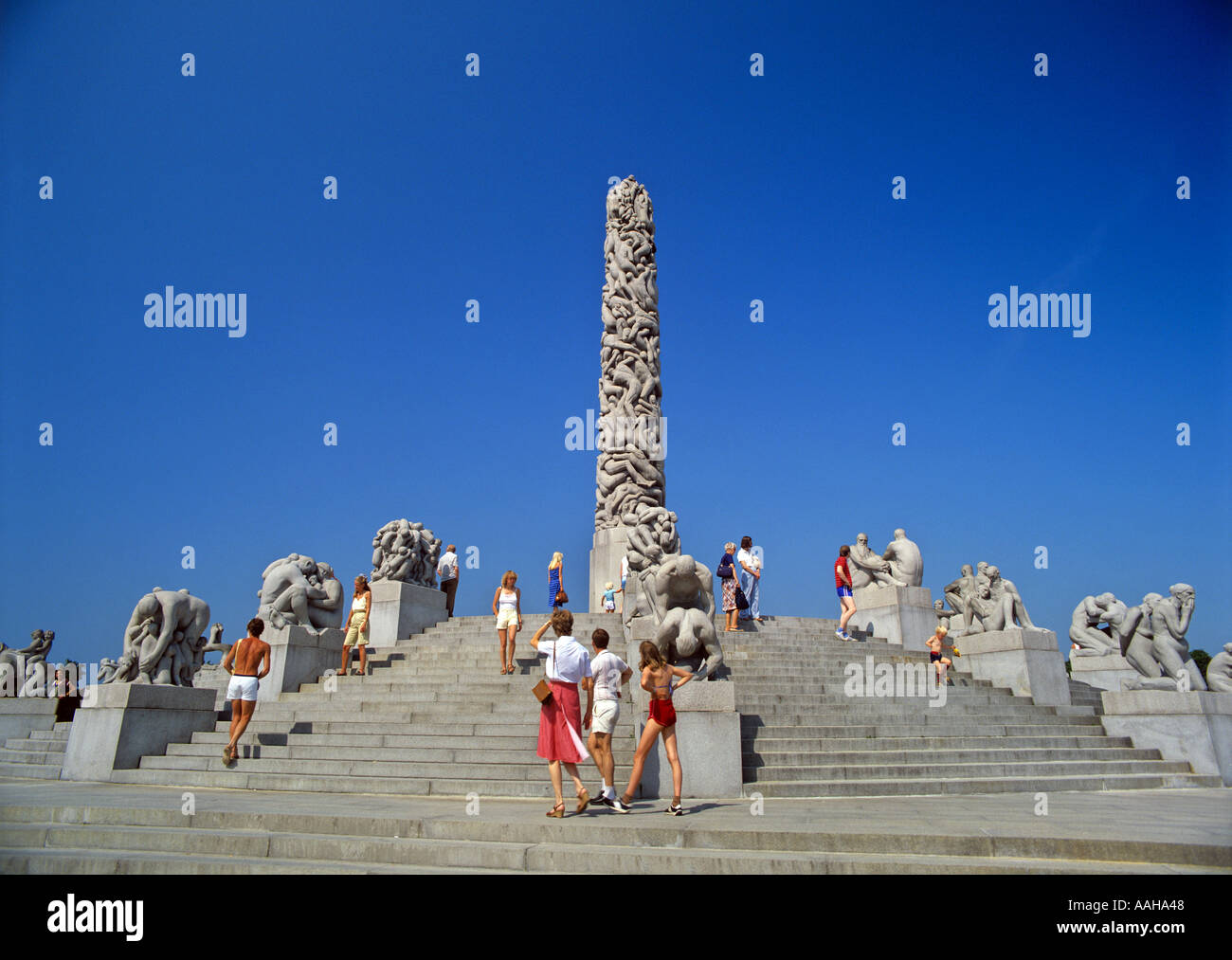 Vigeland Sculpture Park in Oslo Norway Stock Photo - Alamy