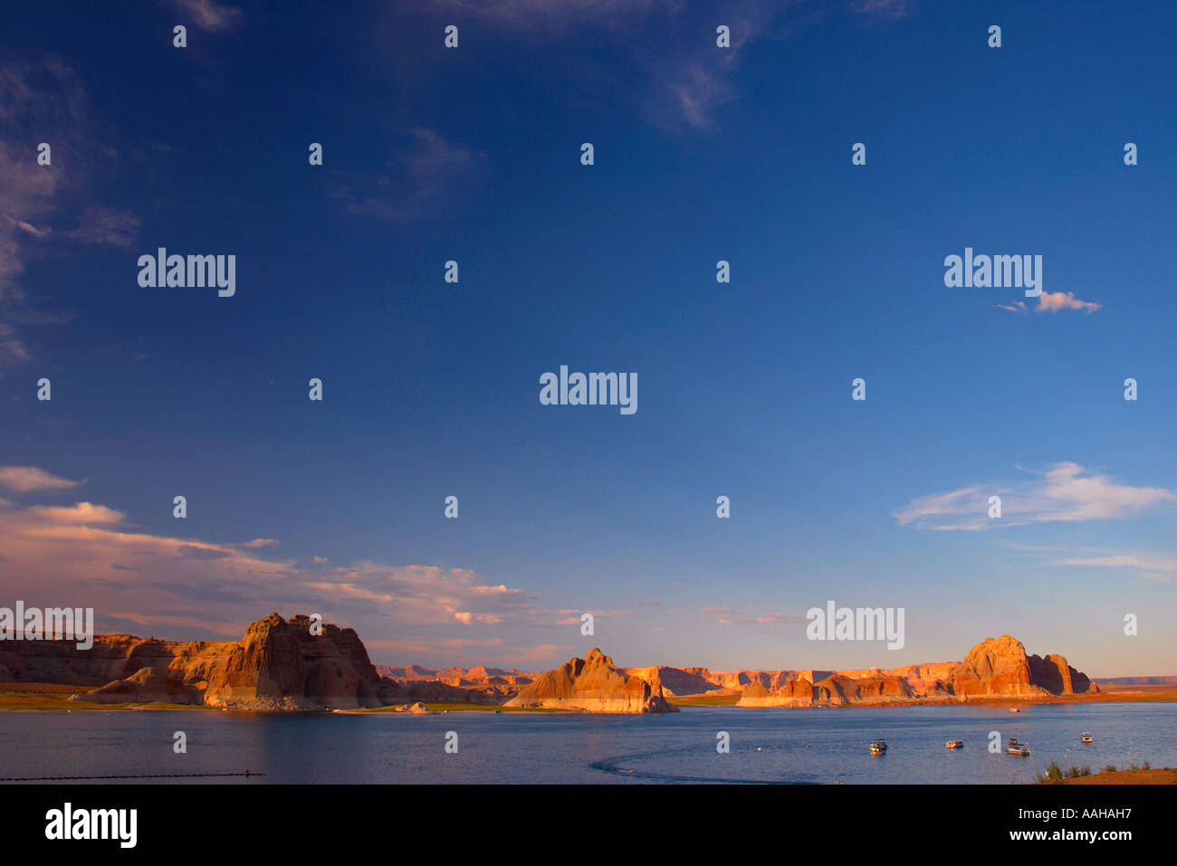 The beautiful Lake Powell National Park Arizona USA Stock Photo - Alamy