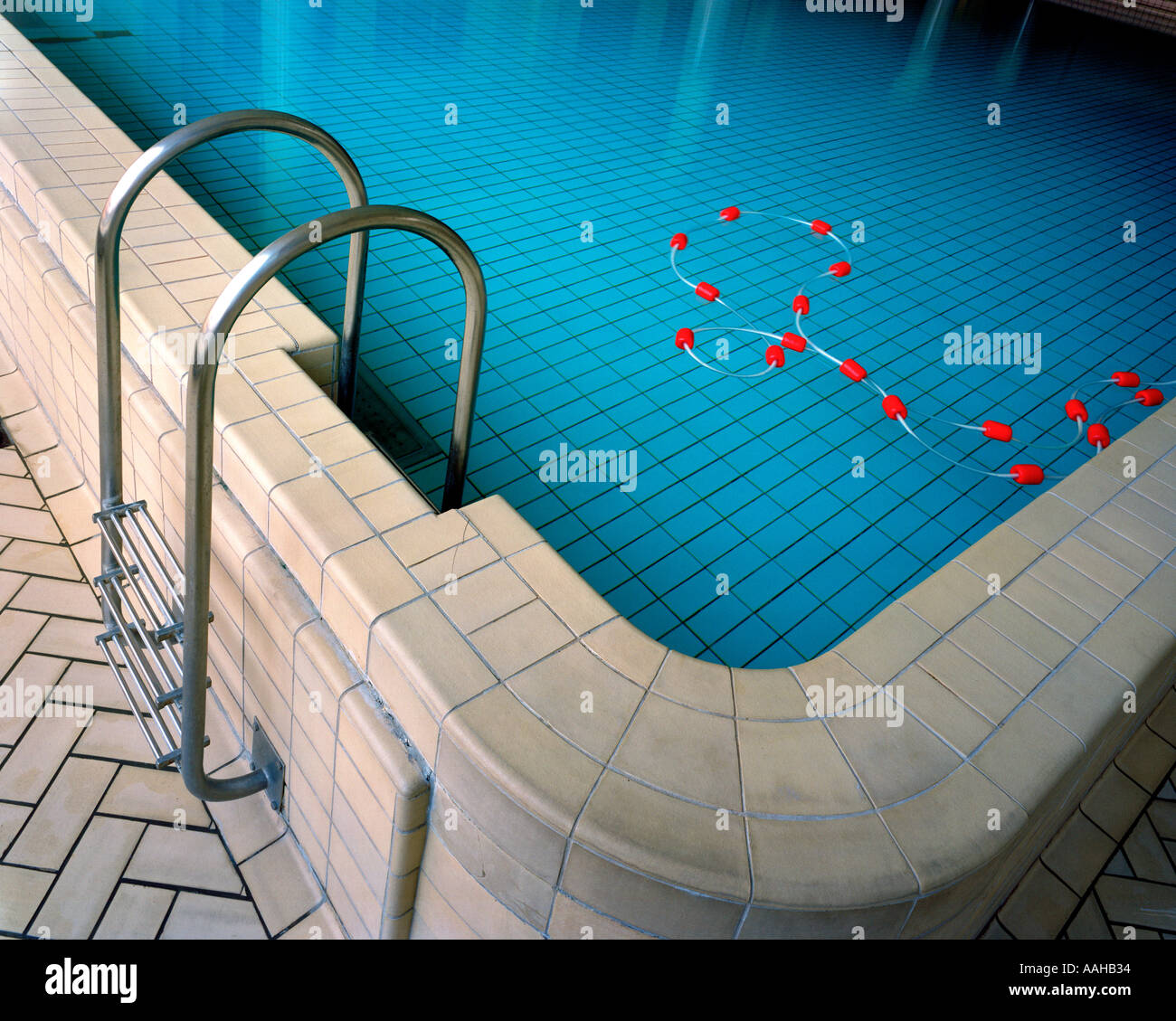 Art Déco swimming pool in Brussels city centre Stock Photo - Alamy