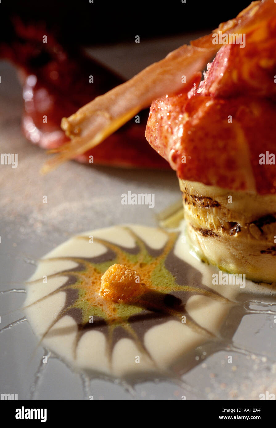 starter with lobster Stock Photo - Alamy