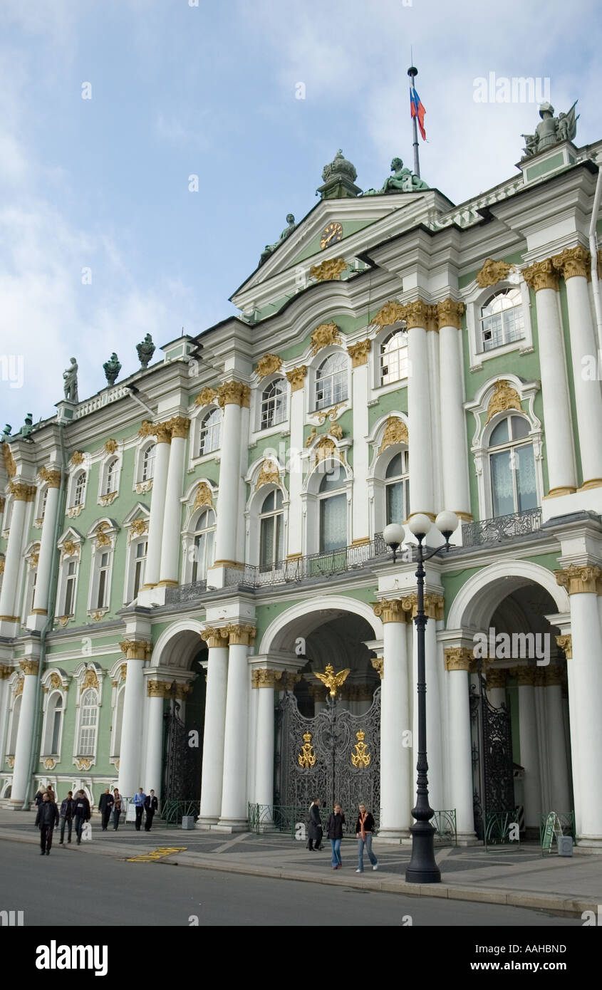The Hermitage art museum in the Winter Palace in Saint Petersburg ...