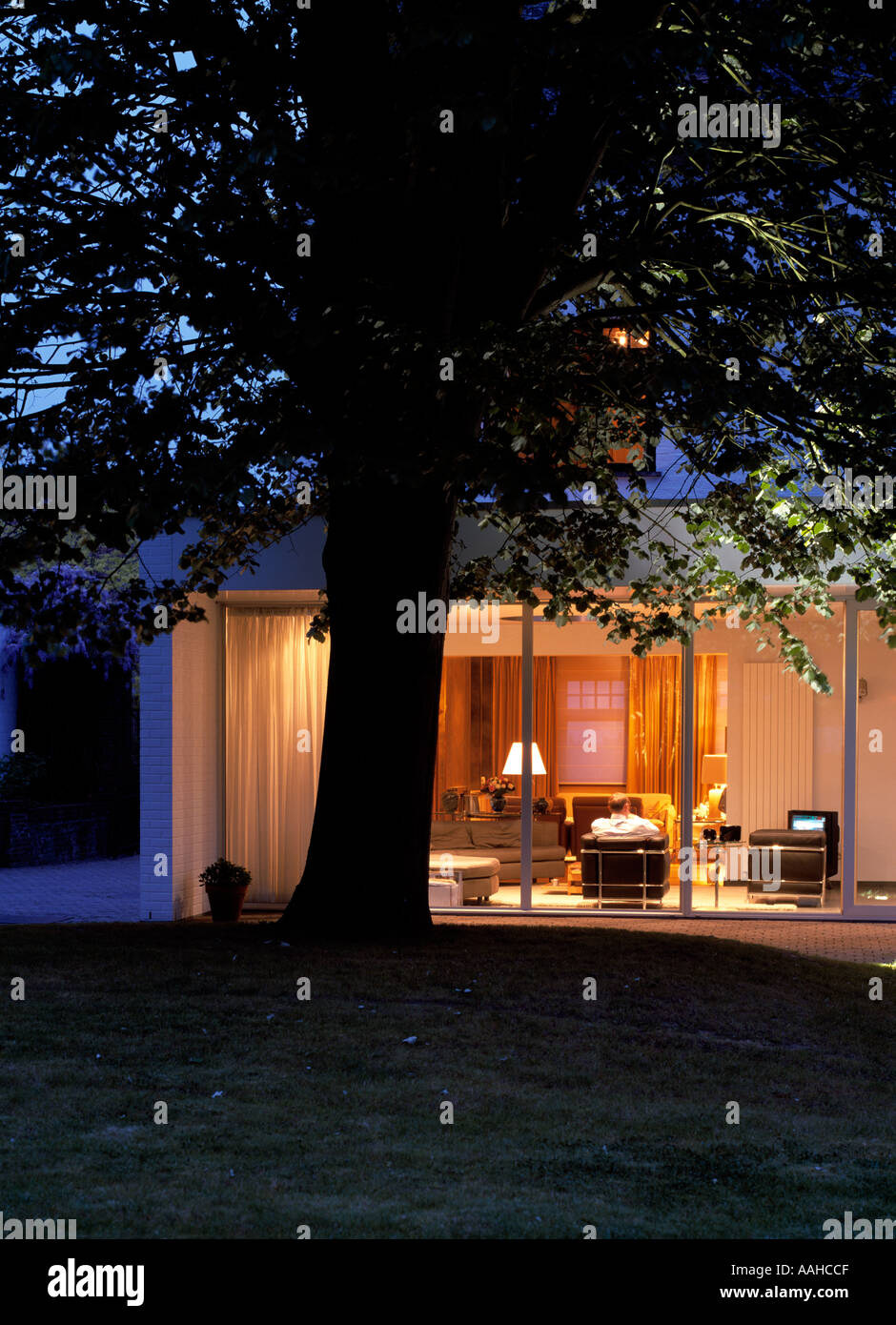 Window At Night From Inside