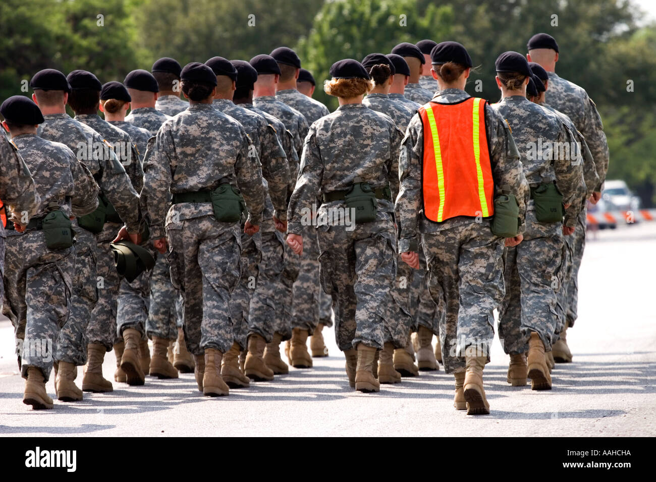 Military Army troops marching close Stock Photo - Alamy