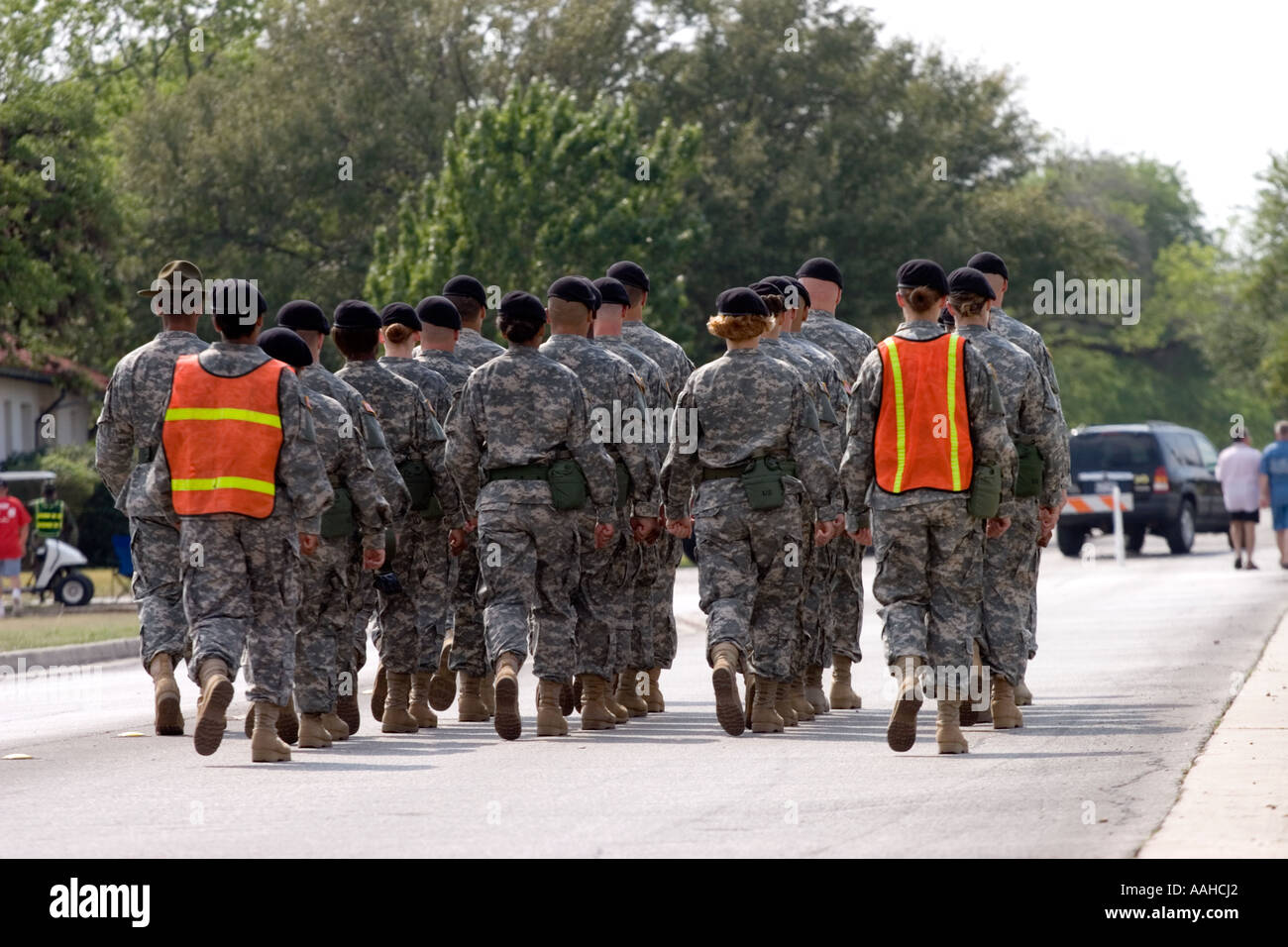 Military Army troops in formation Stock Photo - Alamy