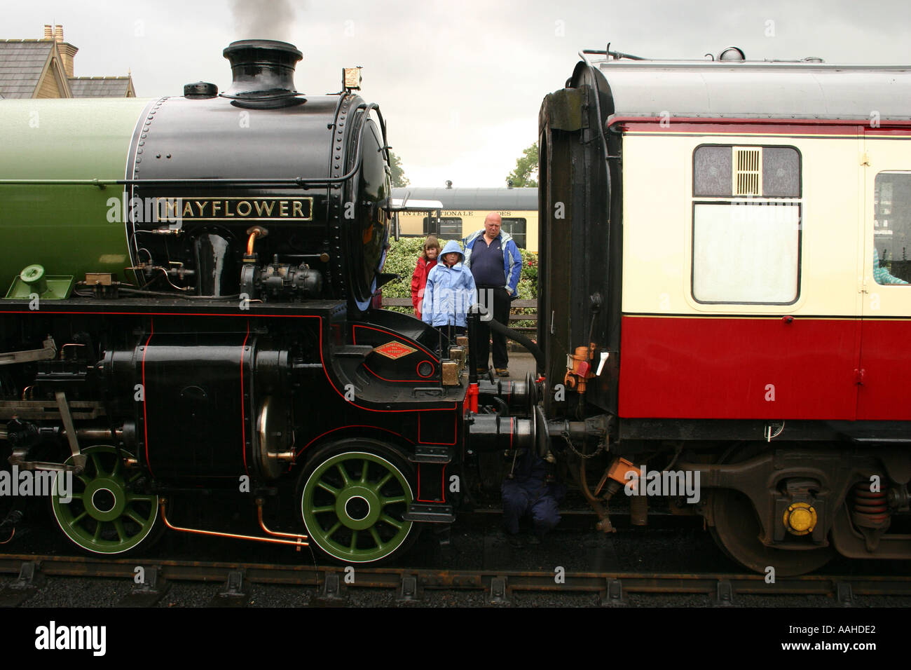 B1 Steam Locomotive on the Nene Valley Railway Stock Photo - Alamy
