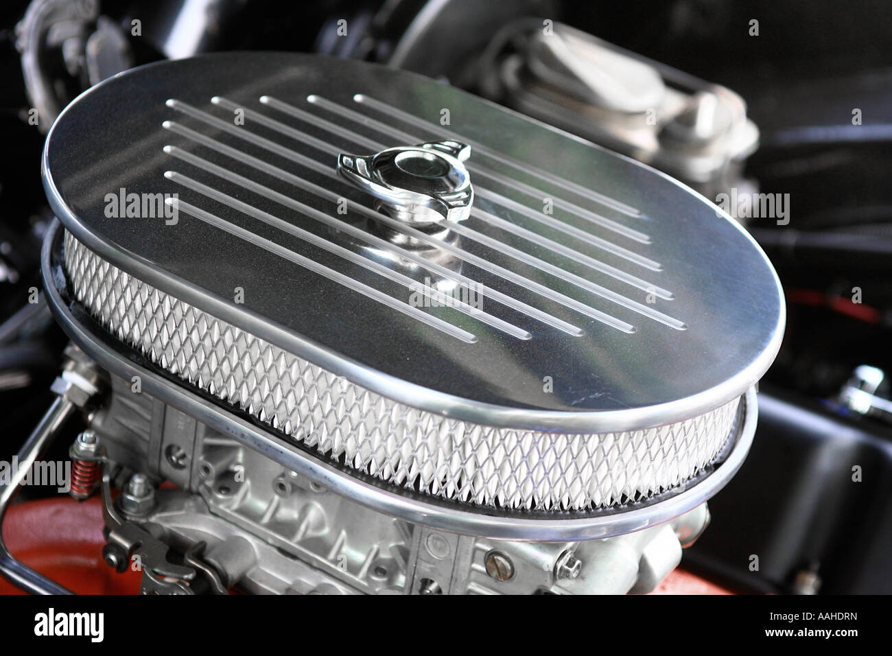 Plymouth Barracuda engine Stock Photo - Alamy