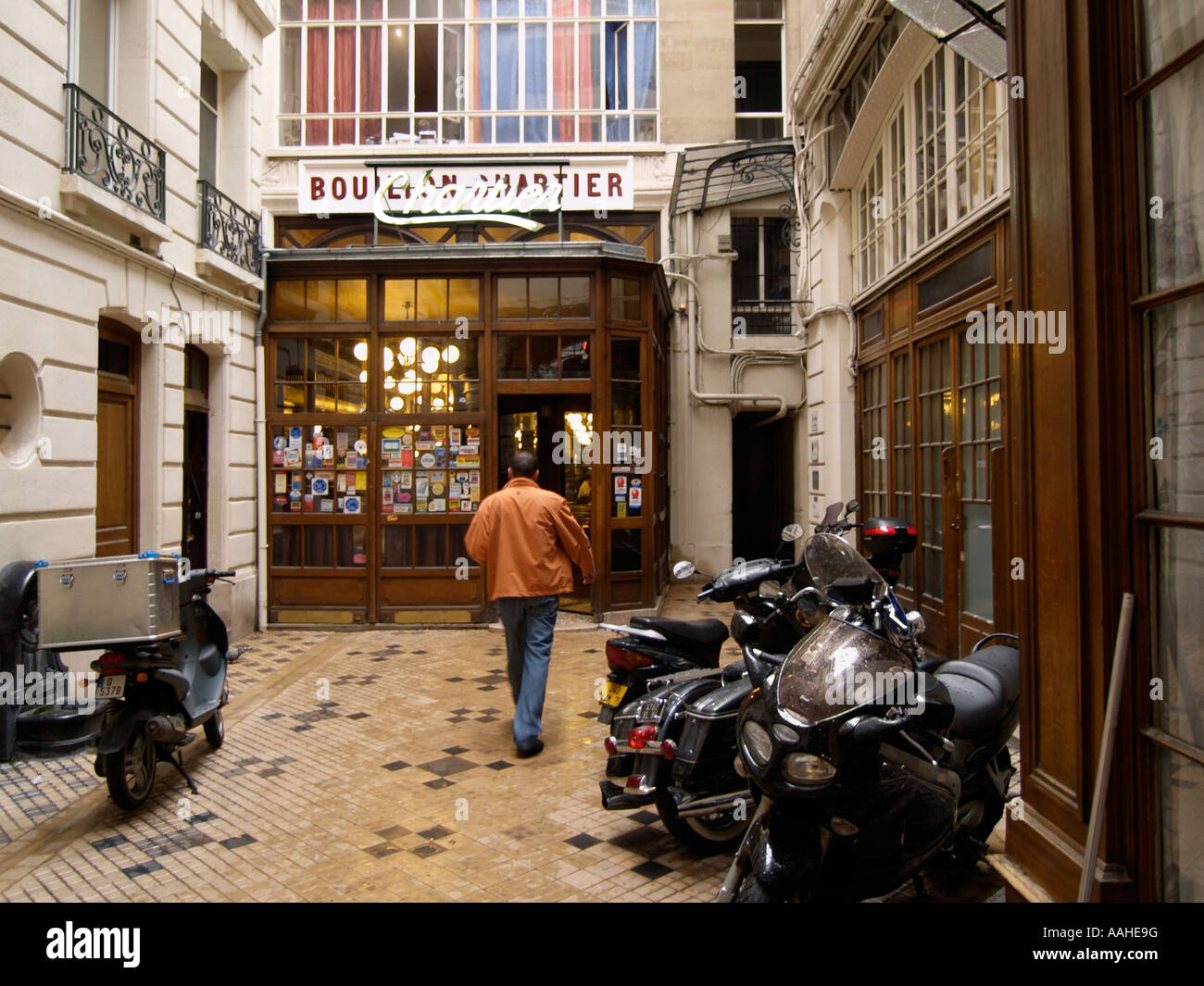 Entrance of the Chartier Restaurant a place famous for it s typical ...