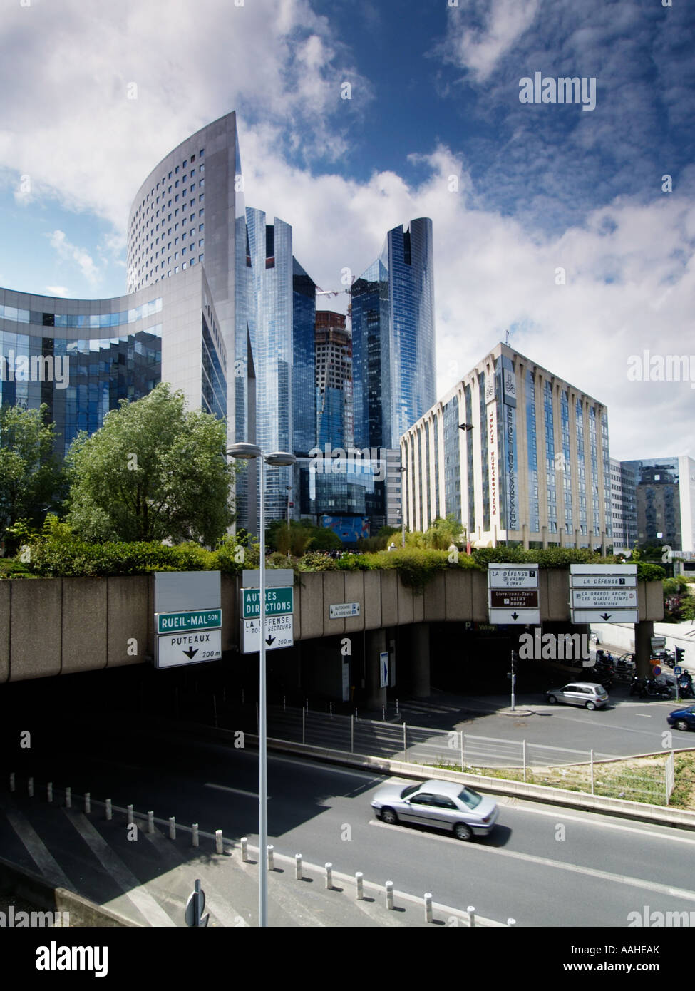 La Defense the french financial and economic center in Paris France ...