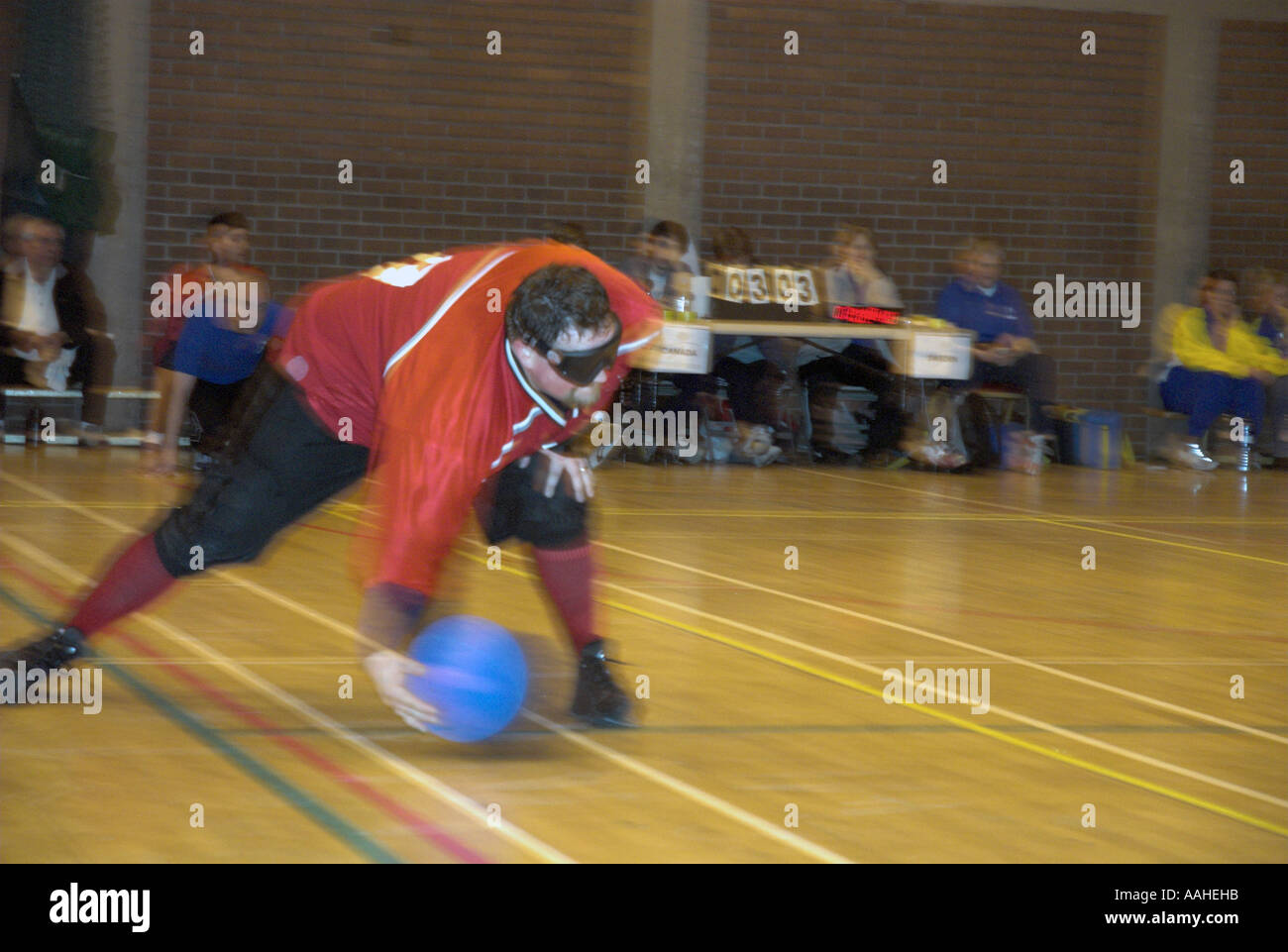 Canadian Goalball team, Paralympic Sport Stock Photo - Alamy