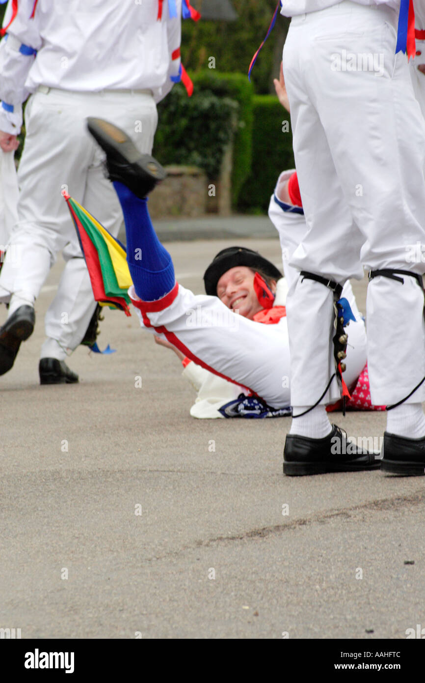 The Milton Morris Dancers "Fool" performing to the public Stock Photo ...