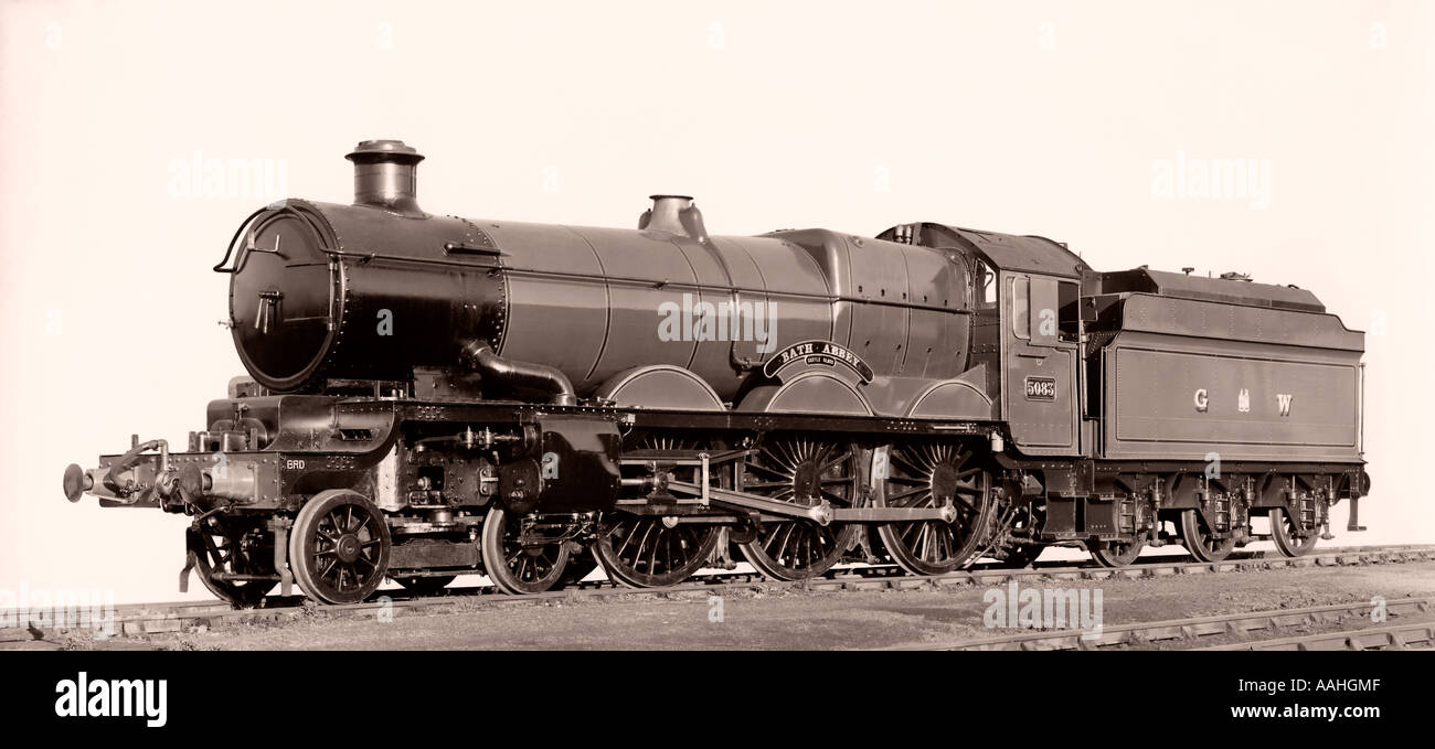 GWR Loco 5083 Bath Abbey 1947 Stock Photo - Alamy