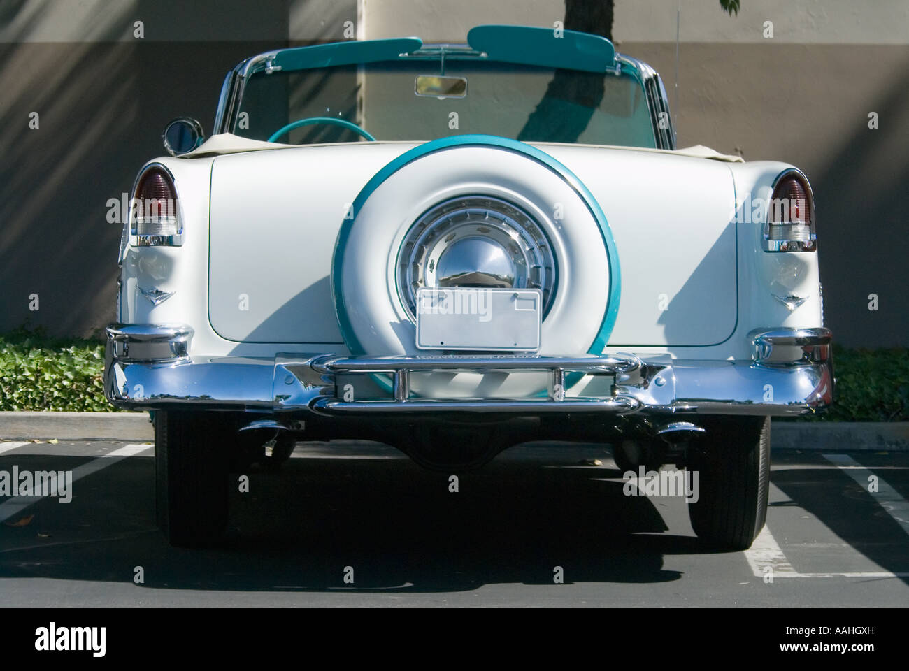 back of an old car Stock Photo - Alamy