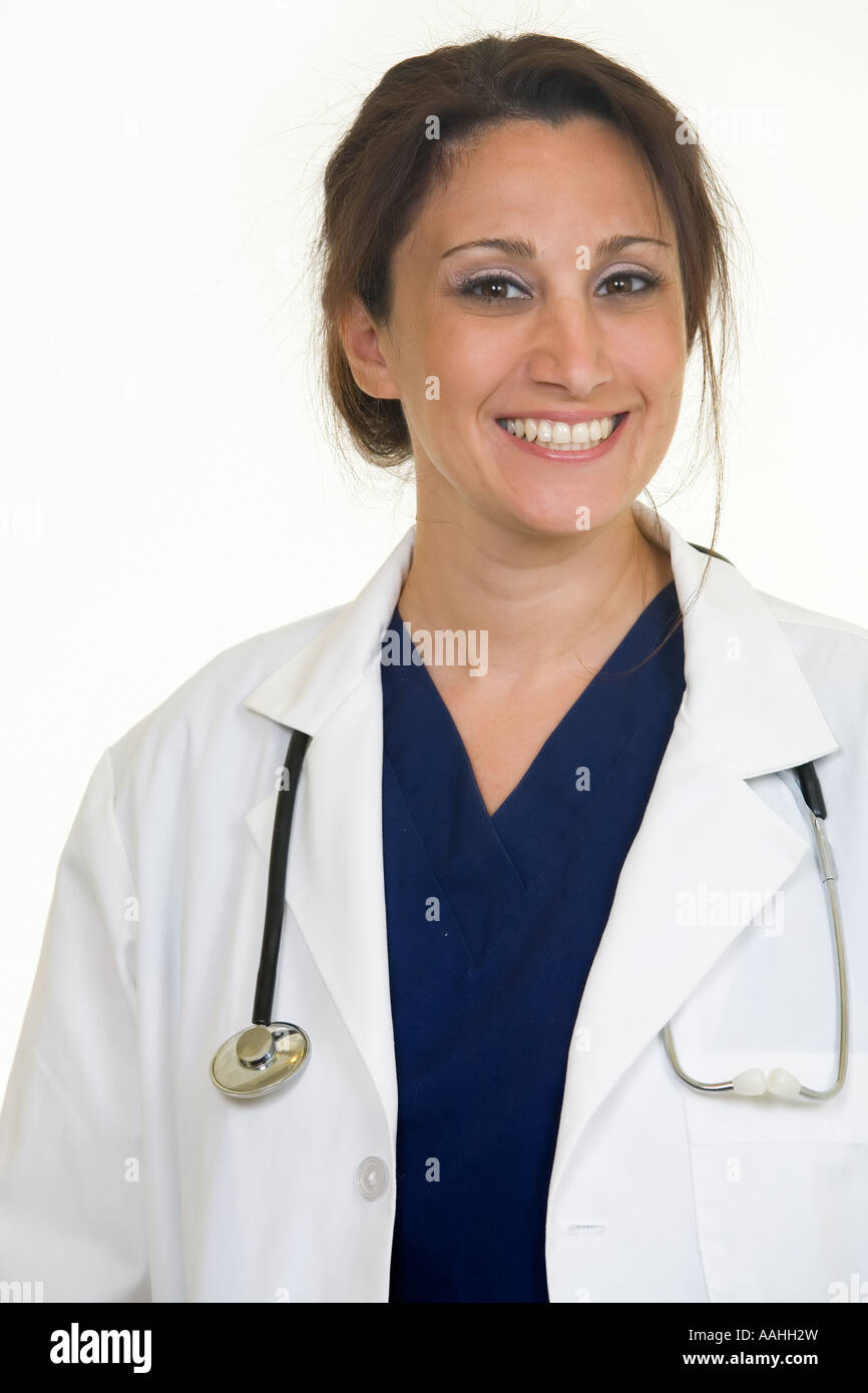 Hispanic lady doctor Stock Photo - Alamy