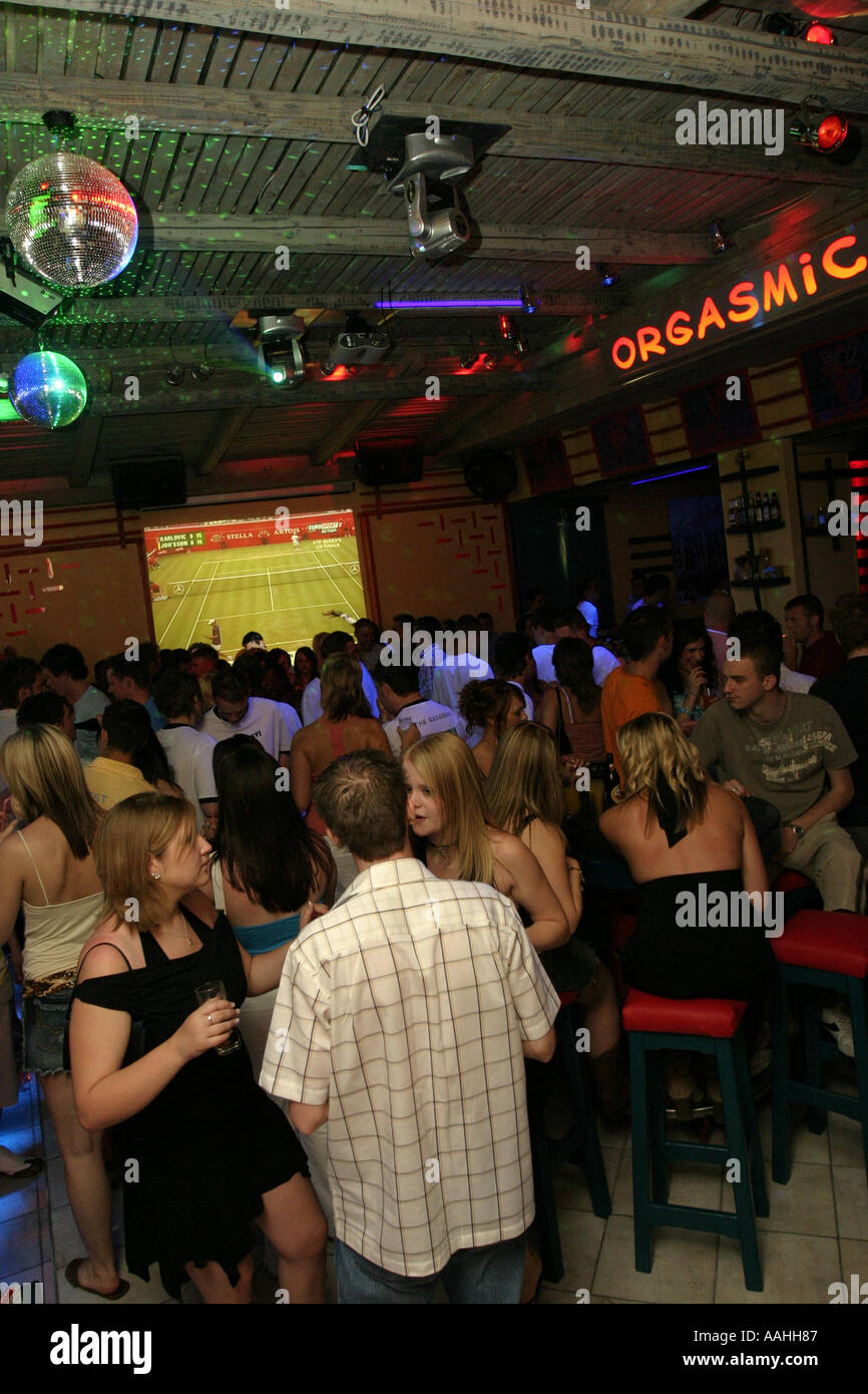 Crete malia bars hi-res stock photography and images - Alamy