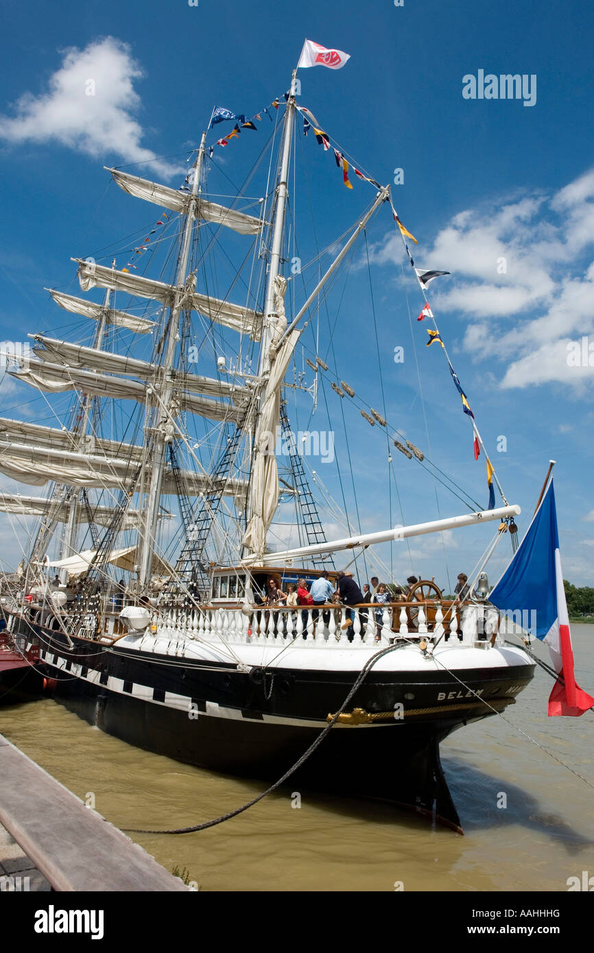 Belem french sailing ship hi-res stock photography and images - Alamy