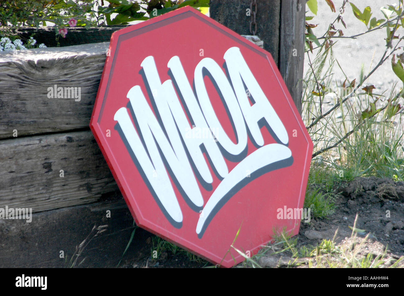 Whoa stop sign hi-res stock photography and images - Alamy