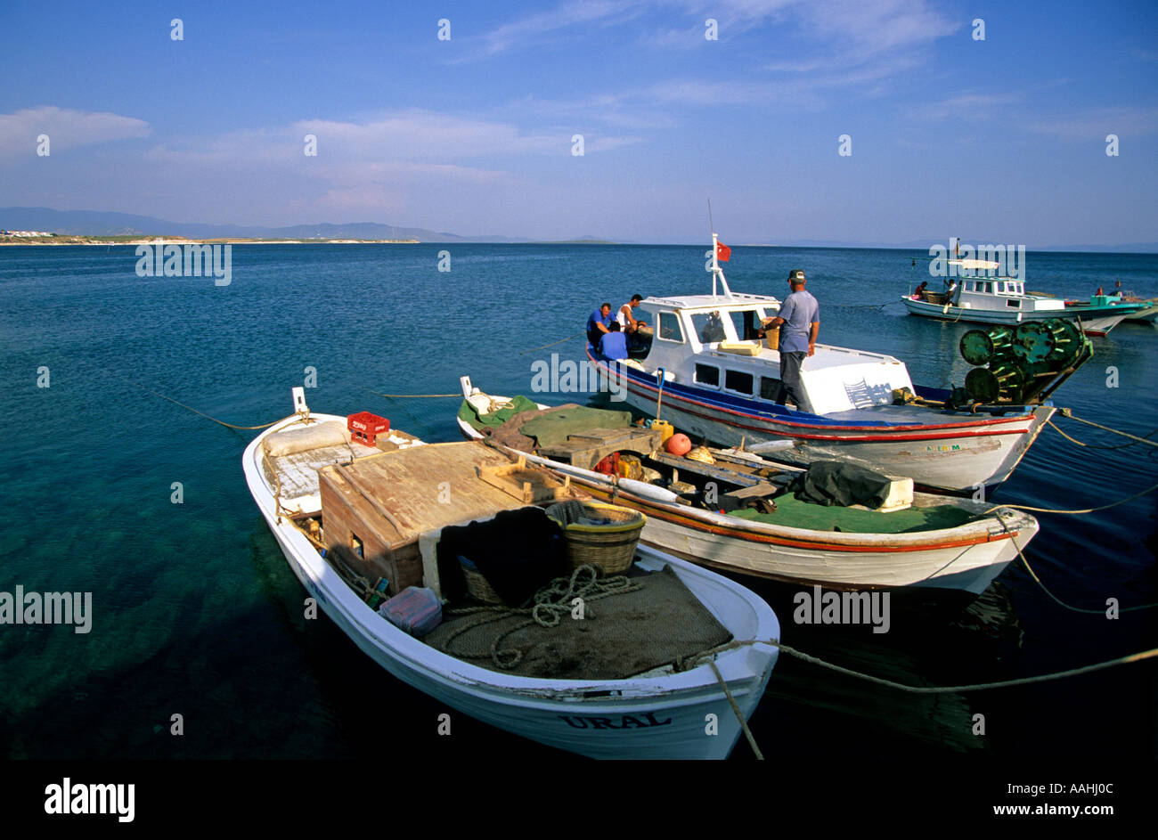 turkey aegean coast altinkum Stock Photo - Alamy