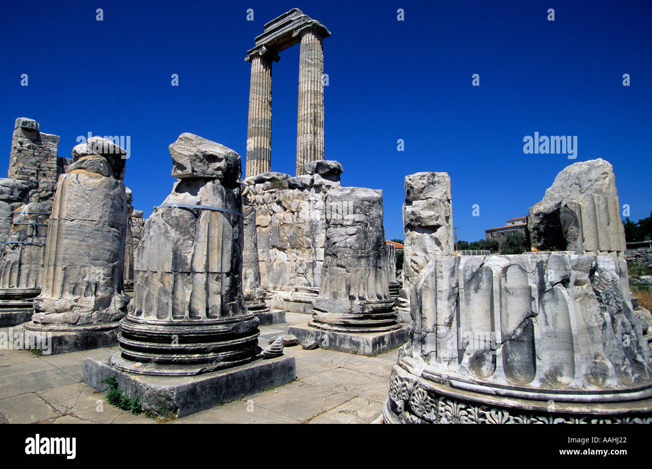 turkey aegean coast altinkum didyma dedem Stock Photo - Alamy