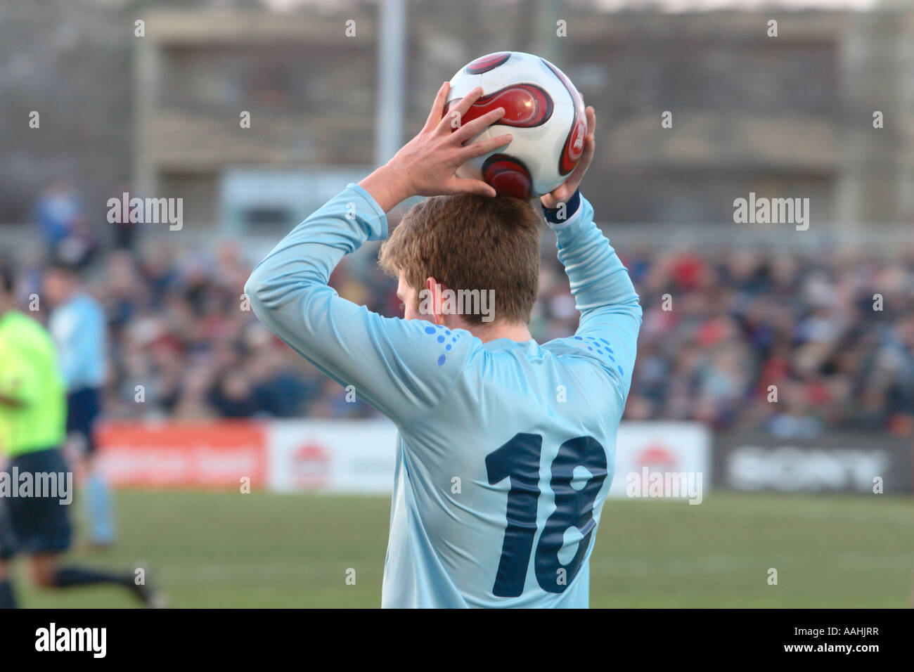 Soccer goalie throw hi-res stock photography and images - Alamy