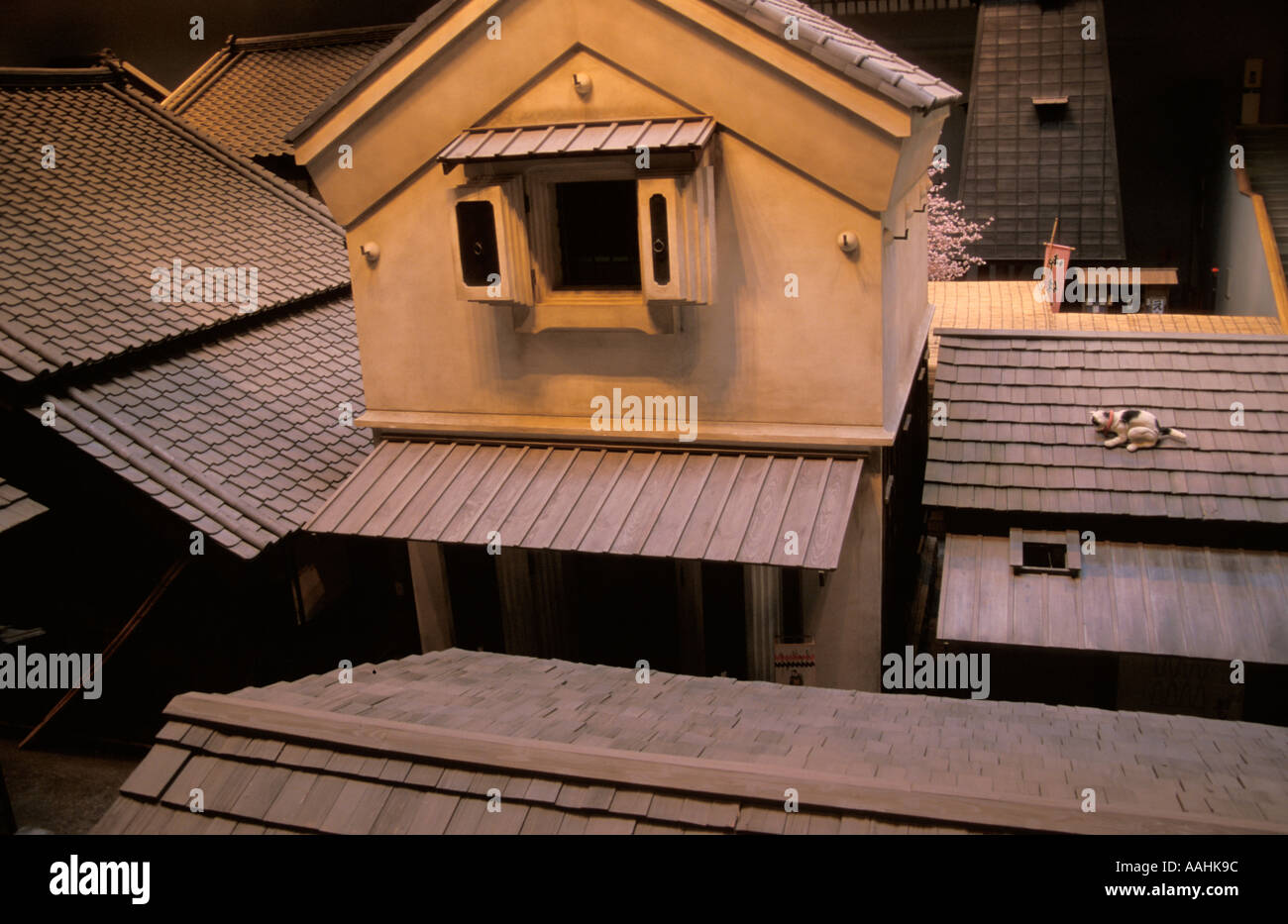 Japan Tokyo Fukagawa Edo Museum of Buildings Rooftops Stock Photo - Alamy
