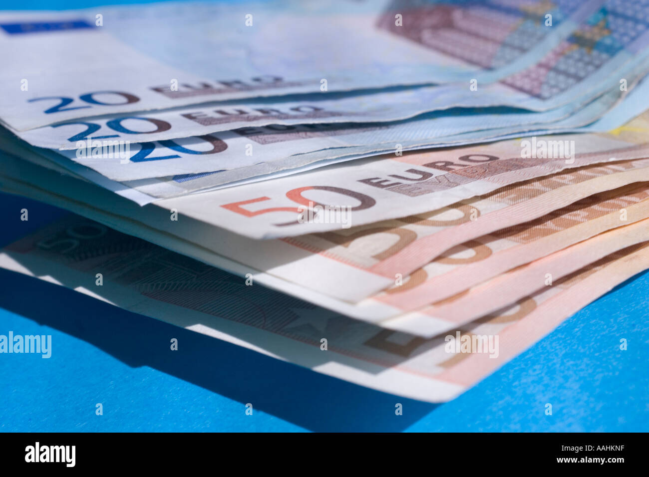 euros european cash currency of europe community banknotes Stock Photo ...