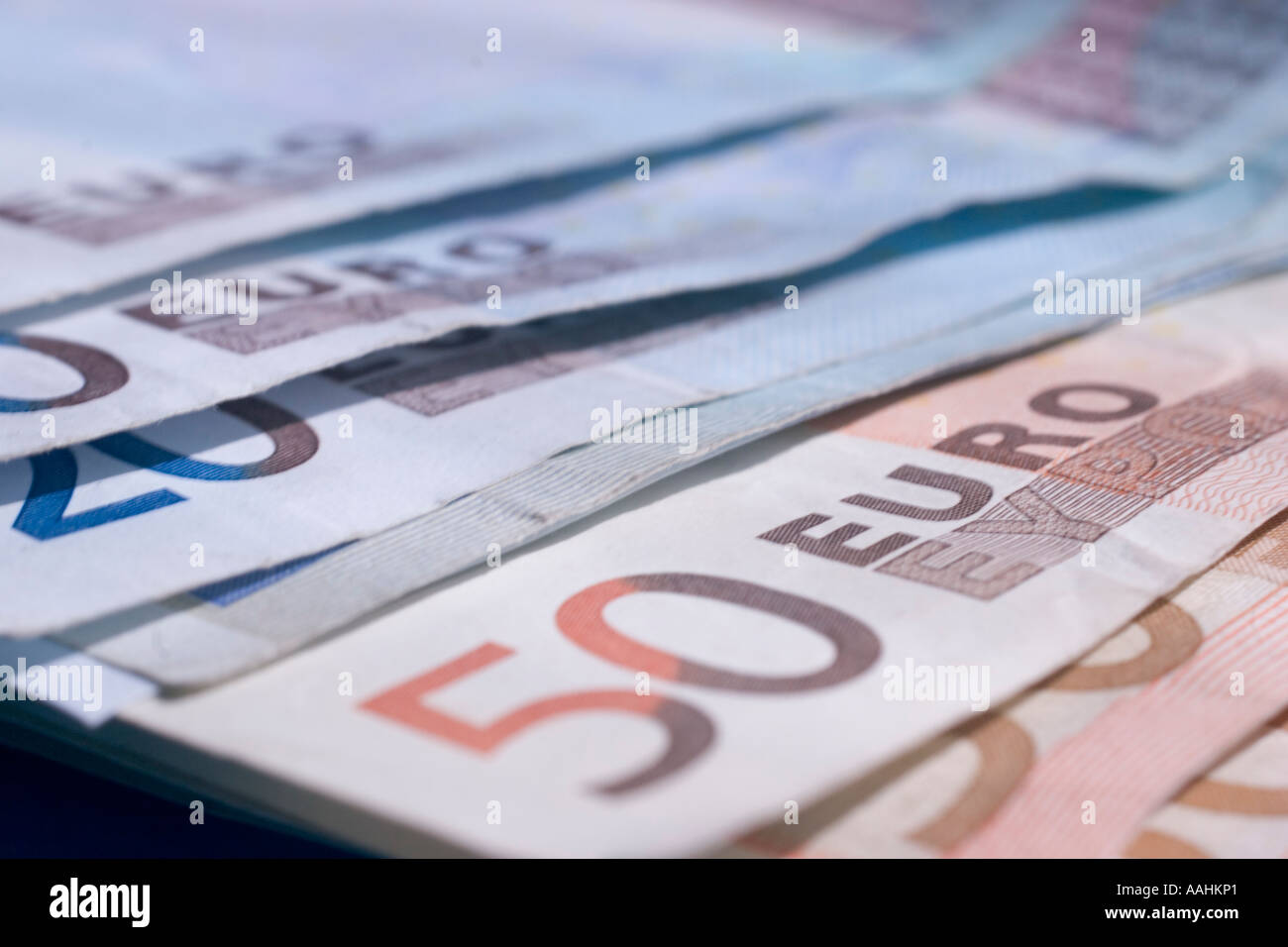 euros european cash currency of europe community banknotes Stock Photo ...