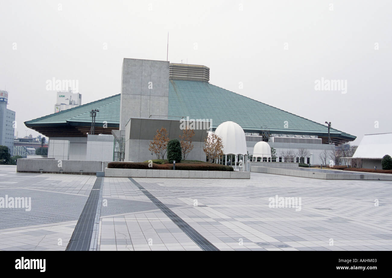 Japan Tokyo Edo Tokyo Museum Ryogoku Kokugikan Sumo stadium from museum ...