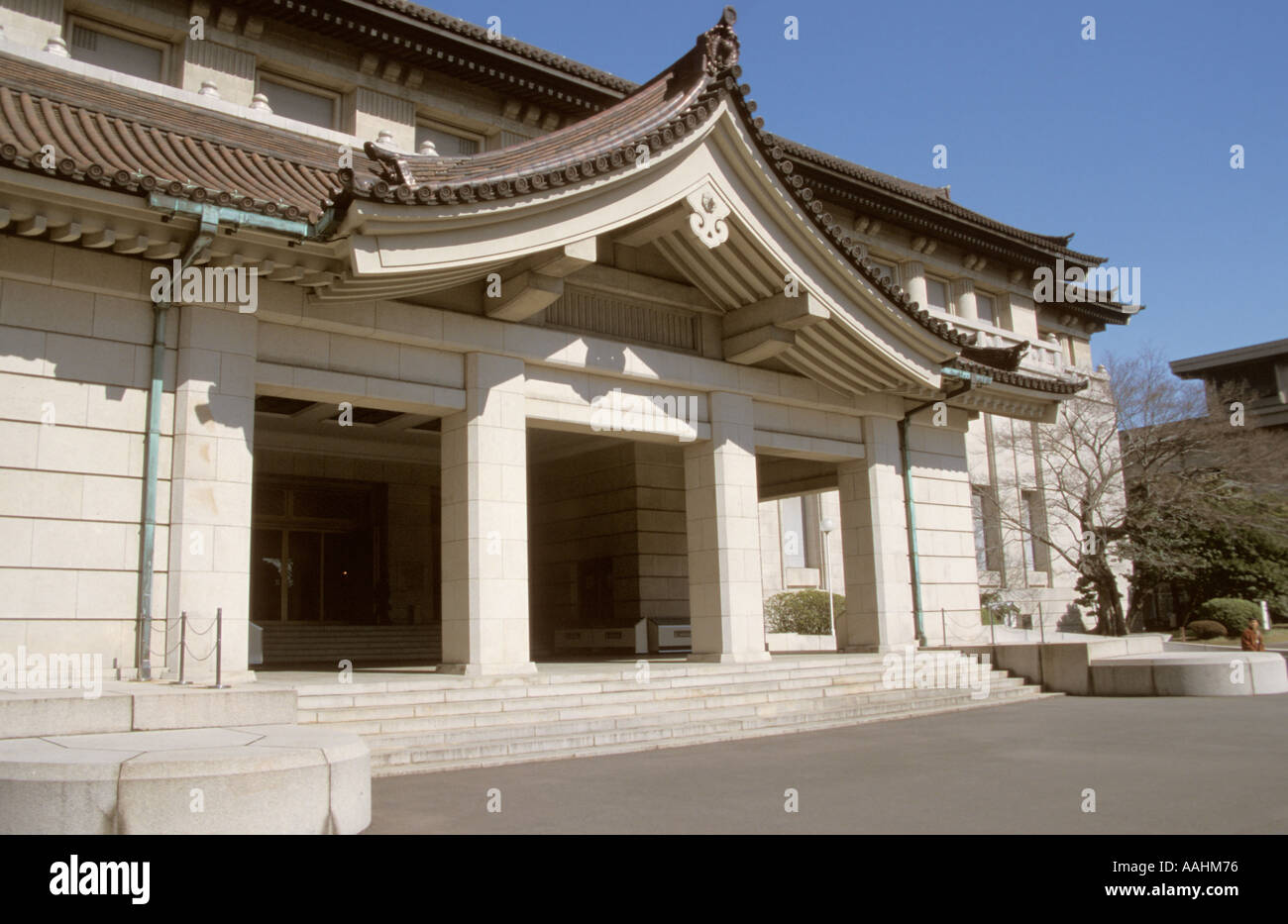 Japan Tokyo Ueno Park Tokyo National Museum Main building Stock Photo ...