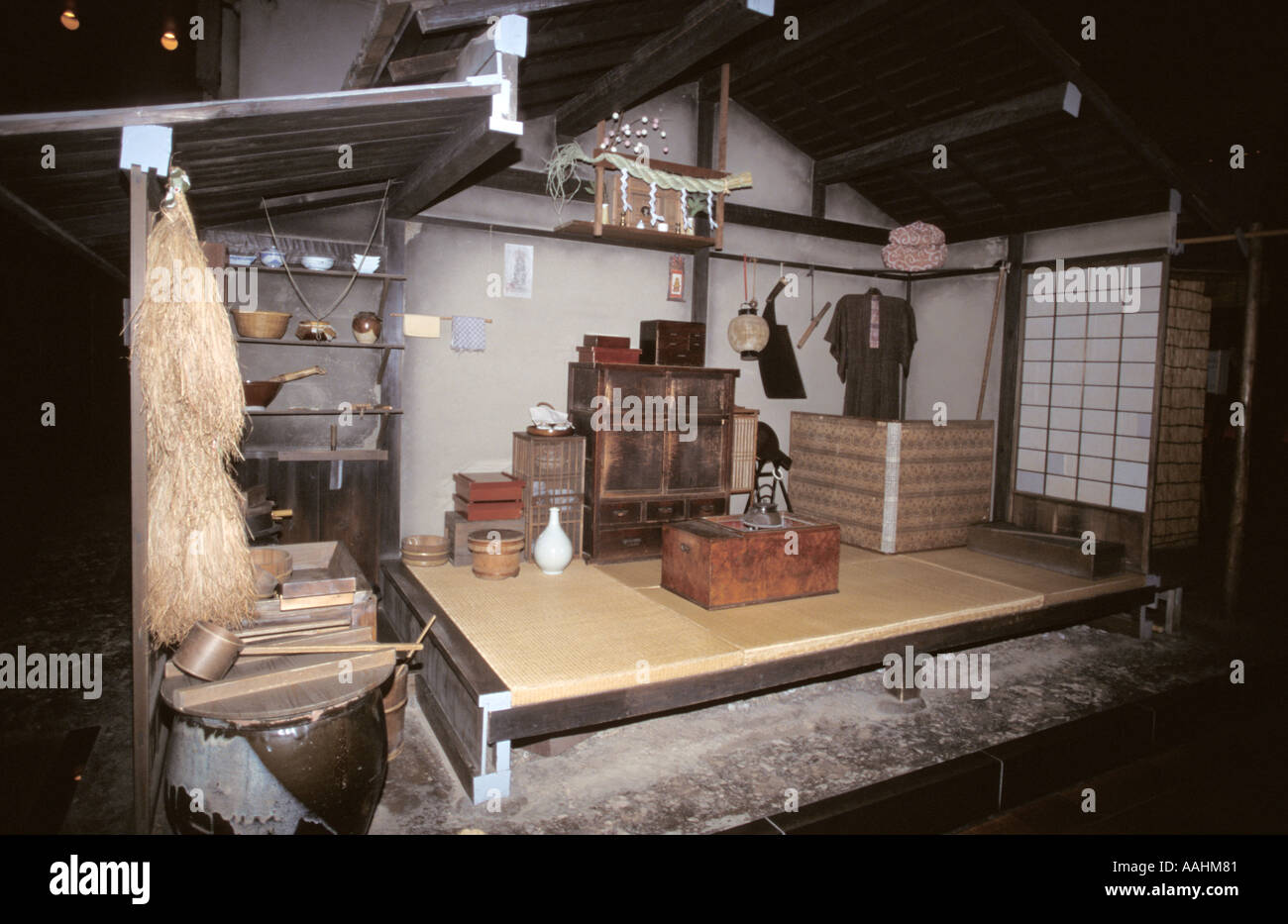 Japan Tokyo Fukagawa Edo Museum of Buildings Old house Stock Photo - Alamy