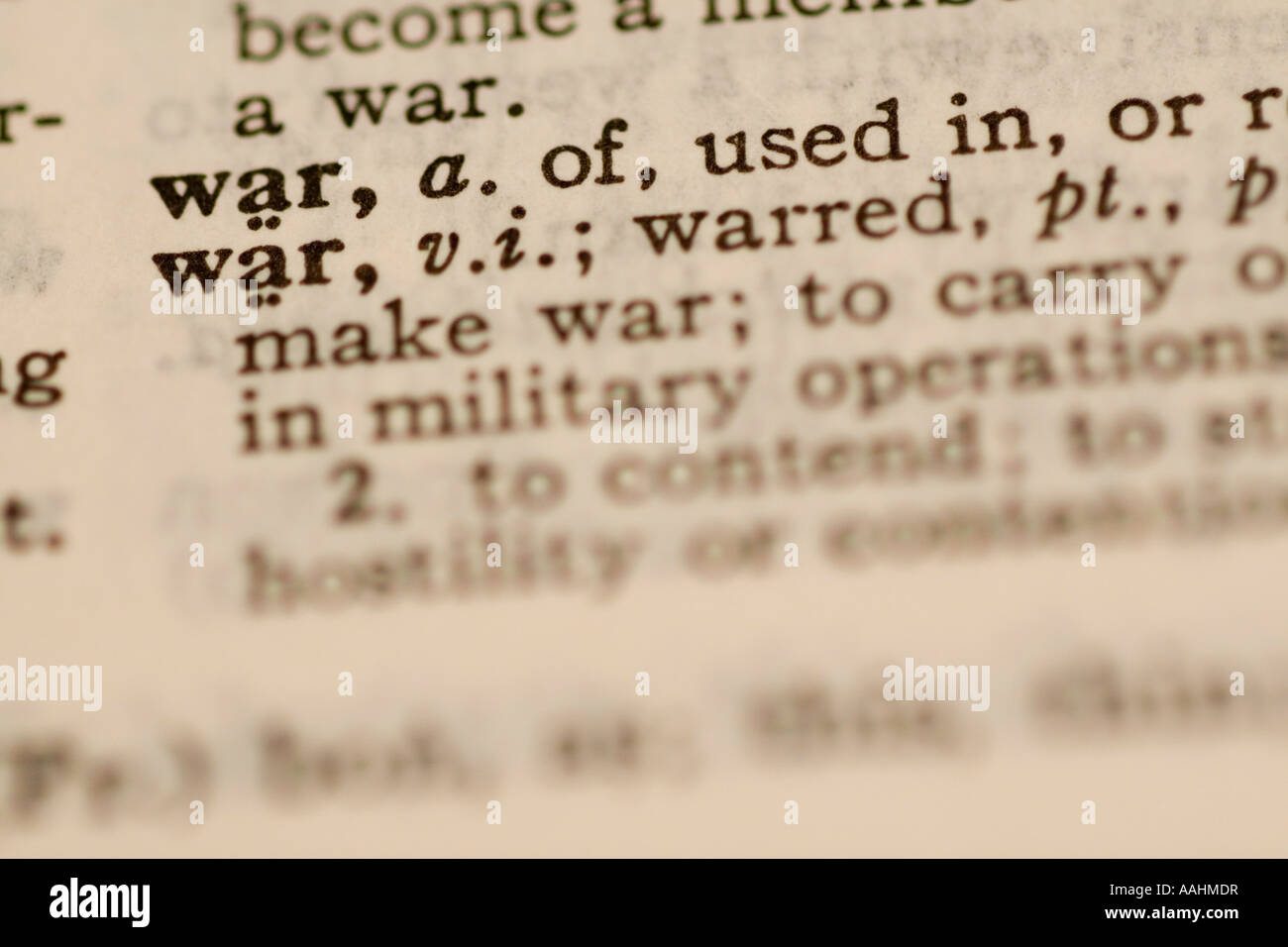 Dictionary entry hi-res stock photography and images - Alamy