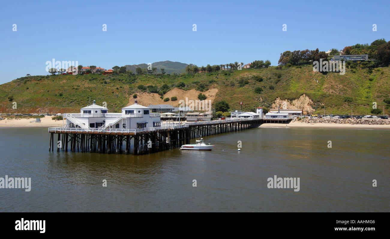 Aerial malibu pier pacific hi-res stock photography and images - Alamy